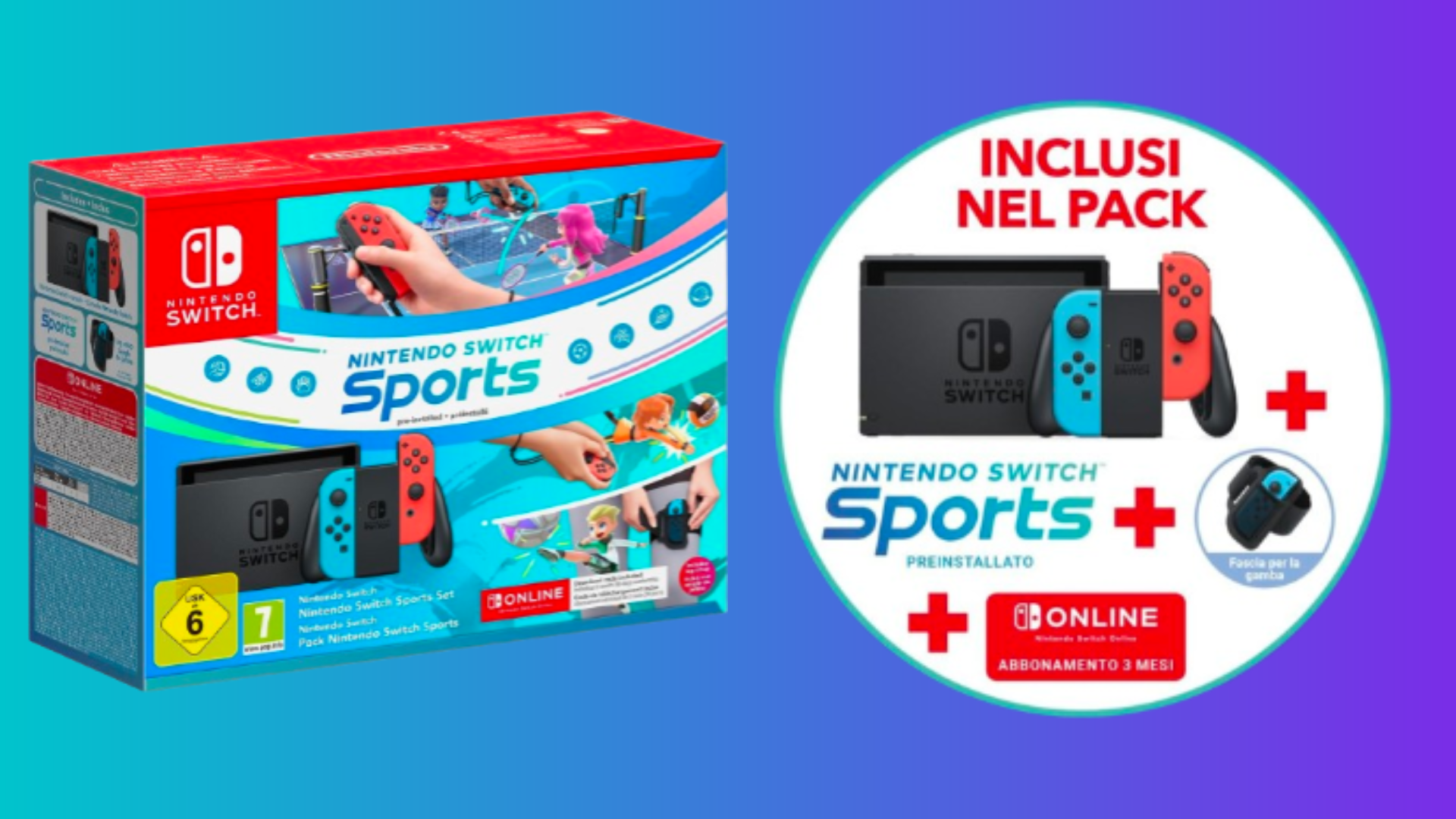 Nintendo Switch Sports finalmente in sconto! 3 mesi di online in regalo ...