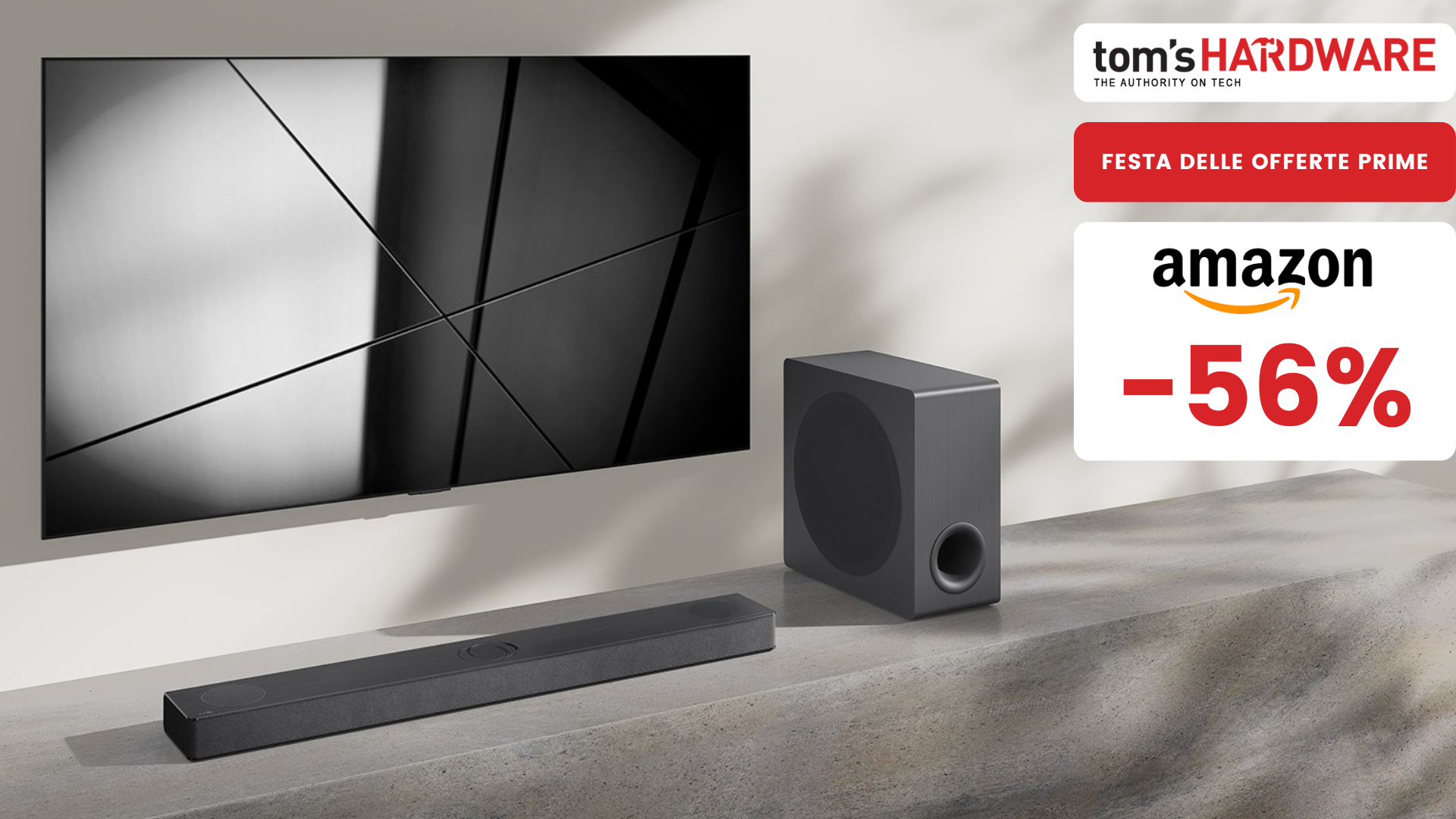 Questa ottima soundbar LG è al suo minimo storico grazie alla Festa ...