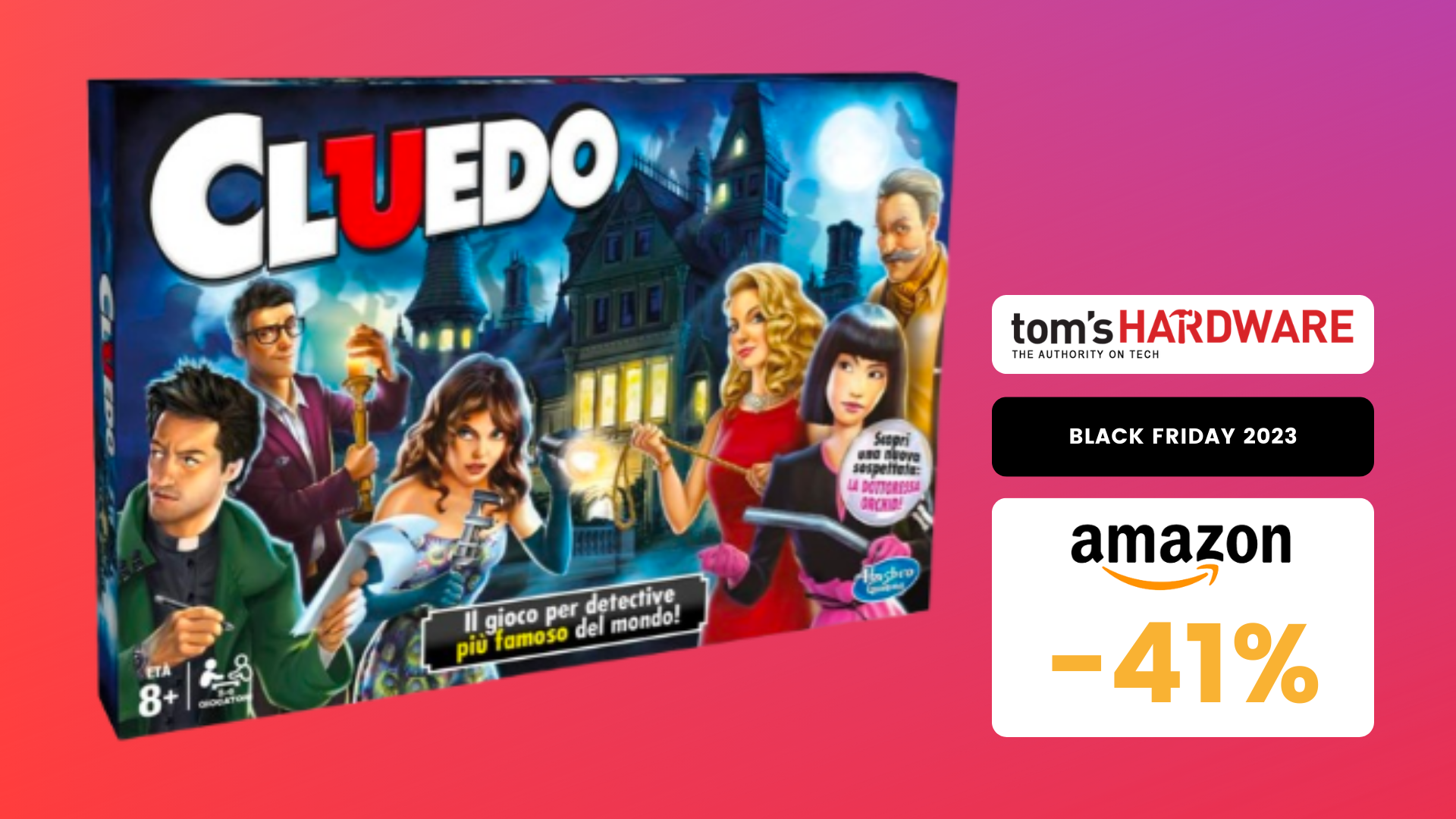 Cluedo: il classico gioco da tavolo per tutta la famiglia, oggi in ...
