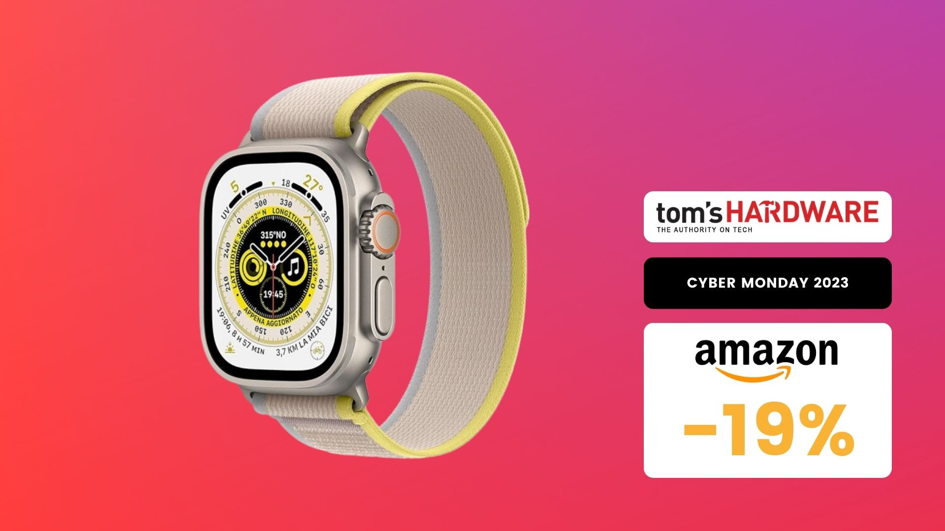 Apple Watch Ultra, ulteriore RIBASSO su Amazon! Altri 100€ di sconto ...