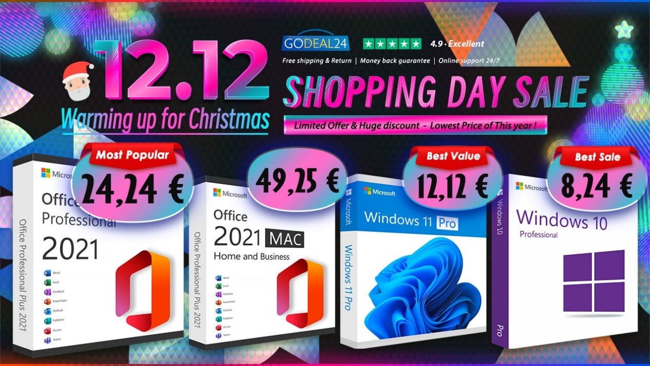 Offerte GoDeal24 Double 12: Windows 11 a 10€ e Office 2021 a soli 15€ - Tom's Hardware