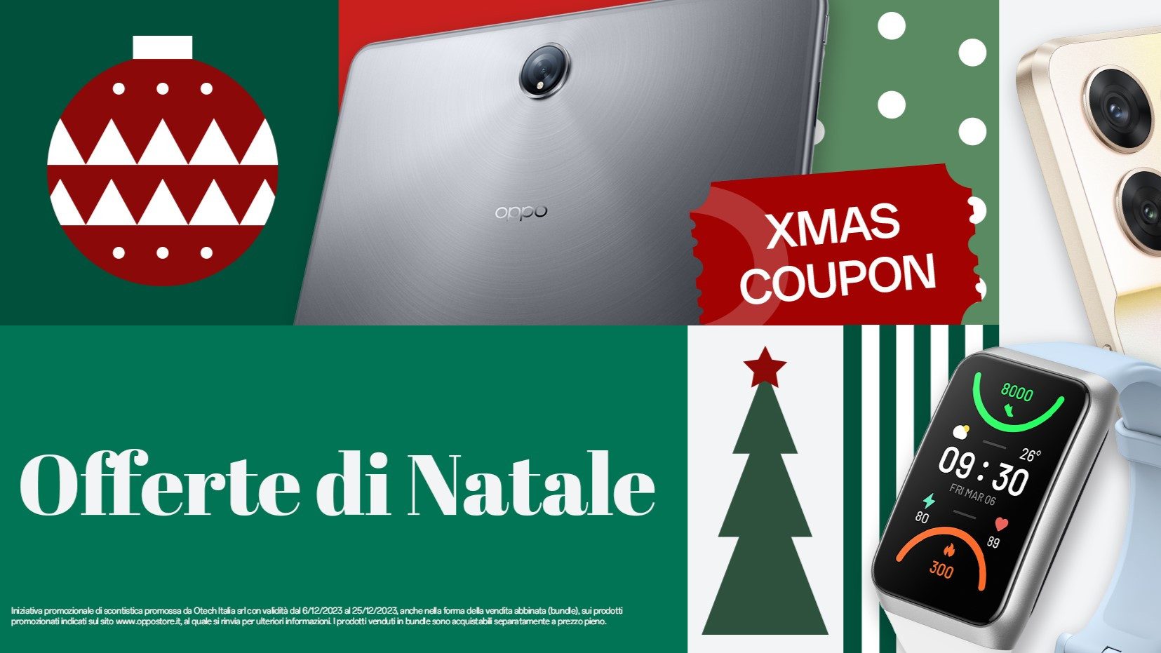 Oppo illumina il Natale, offerte lampo a partire da 1,99€ e sconti per ...