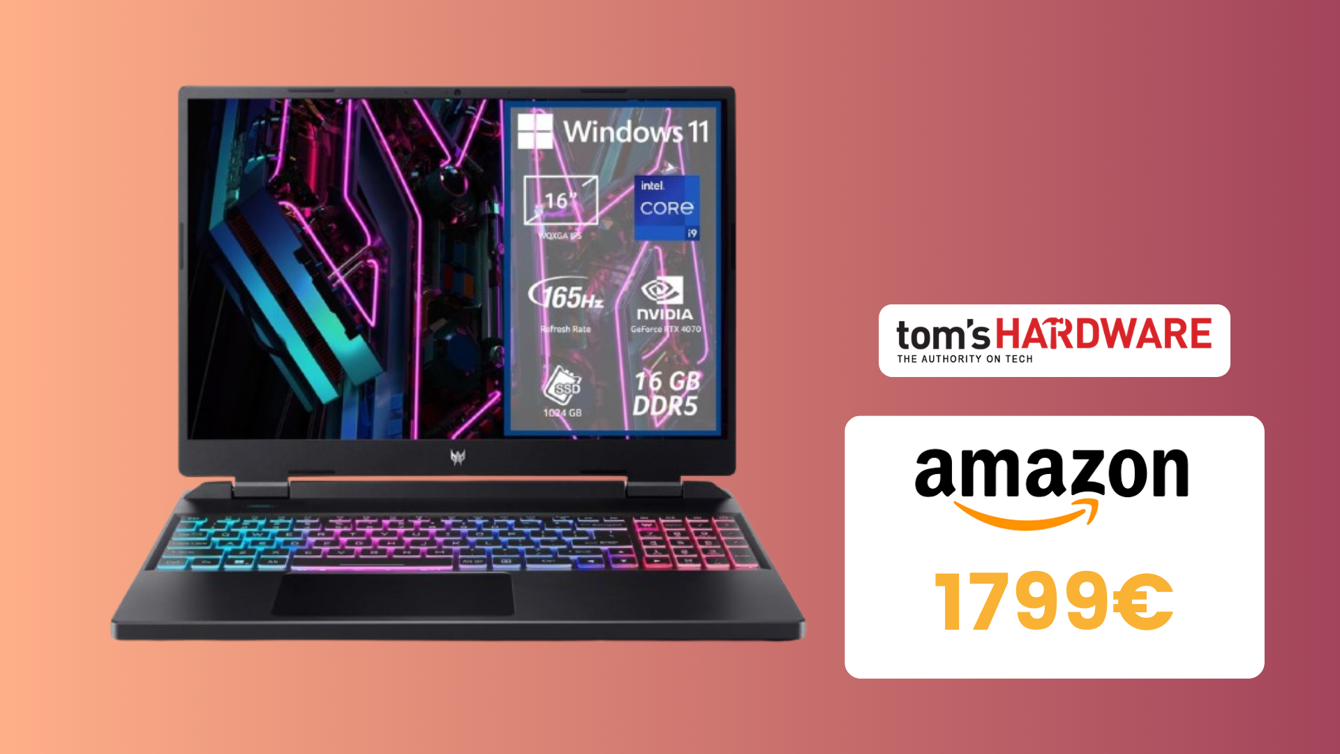 Prezzo BOMBA su questo notebook da gaming Acer! (-10%) - Tom's Hardware