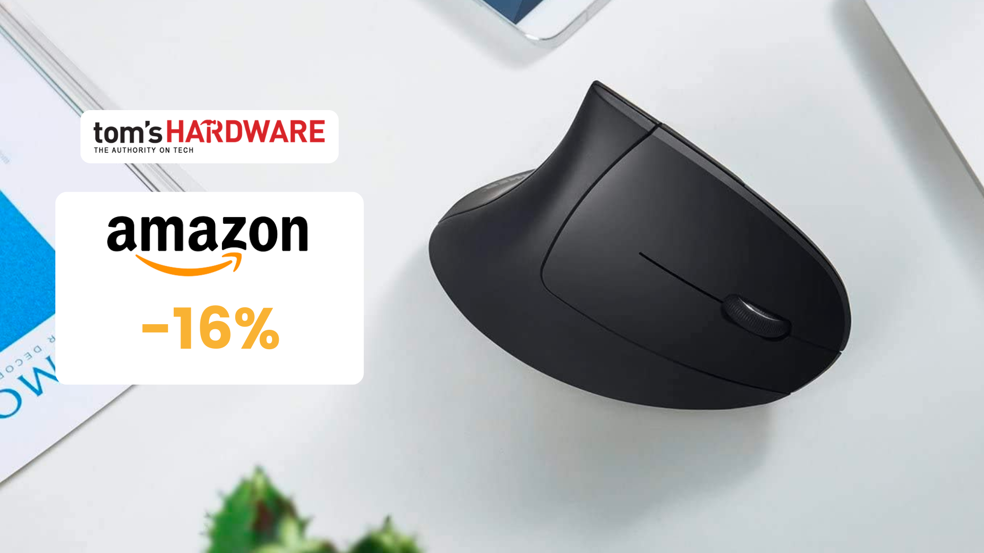 Questo mouse verticale è ergonomico, wireless e costa solo 18€! - Tom's ...