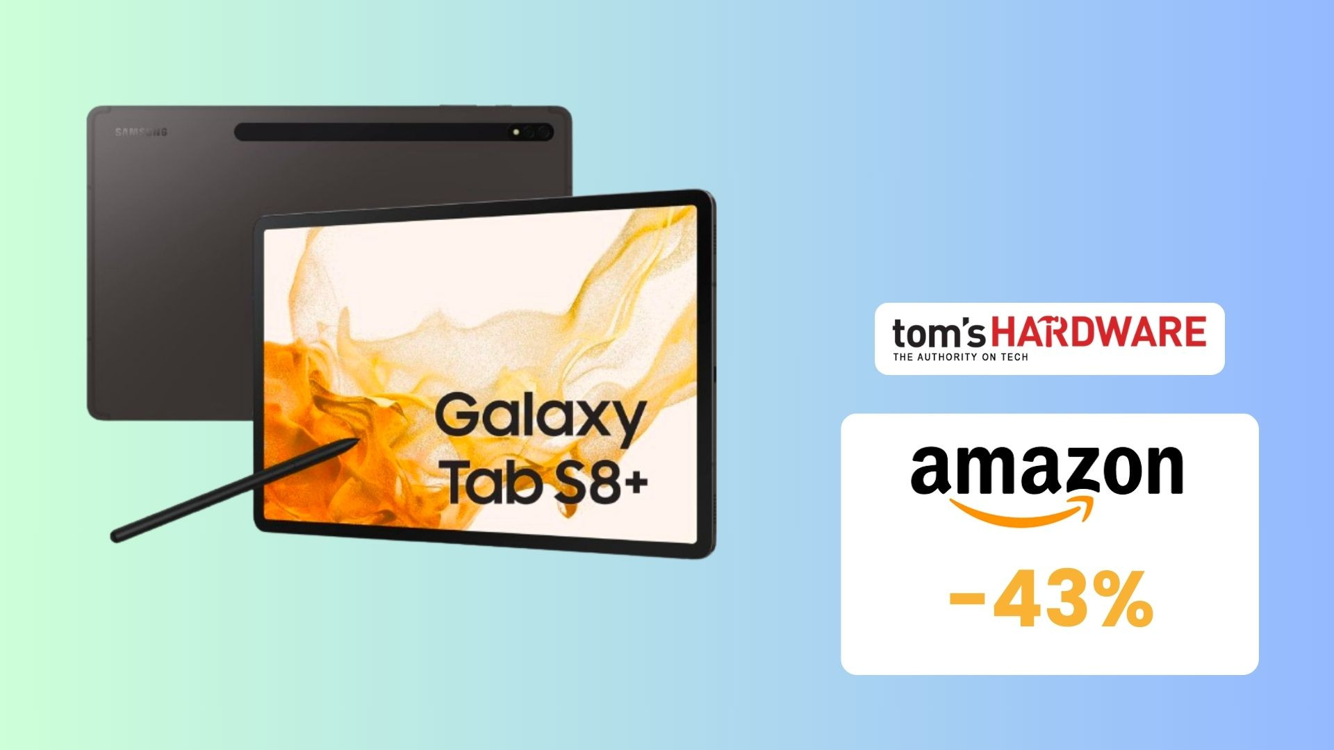 Samsung Galaxy Tab S8+, CHE PREZZO! Su Amazon risparmi il 43% - Tom's ...