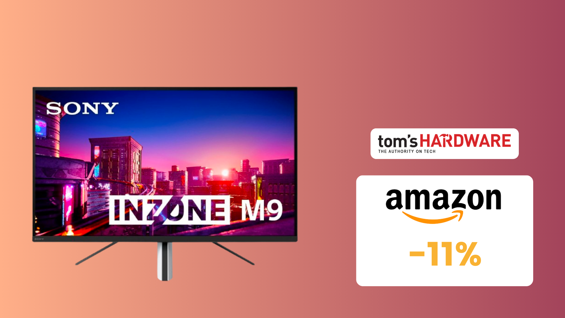 Sony INZONE M9 SOTTOCOSTO su Amazon, AFFARE al -11% - Tom's Hardware