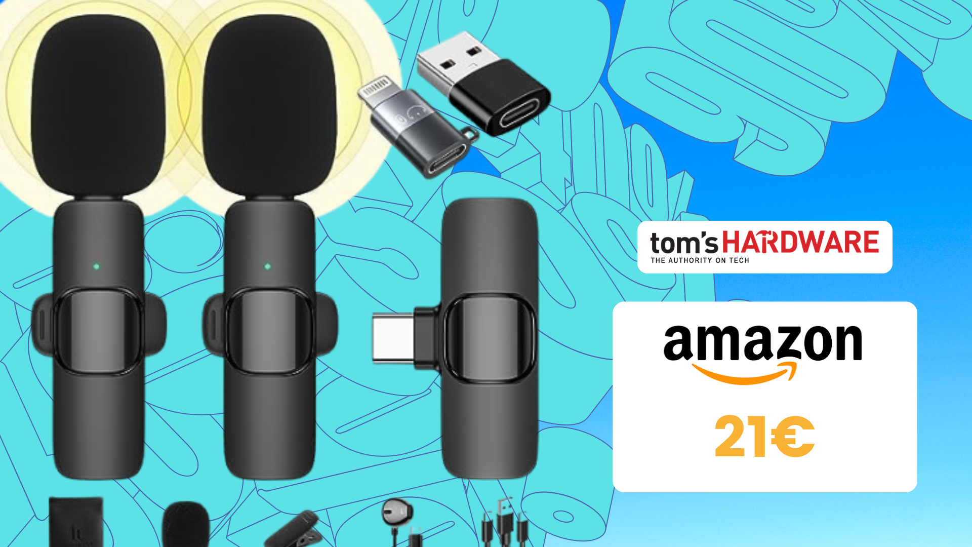 Microfoni Wireless Lavalier a un prezzo STRACCIATO! Li paghi solo 21 ...