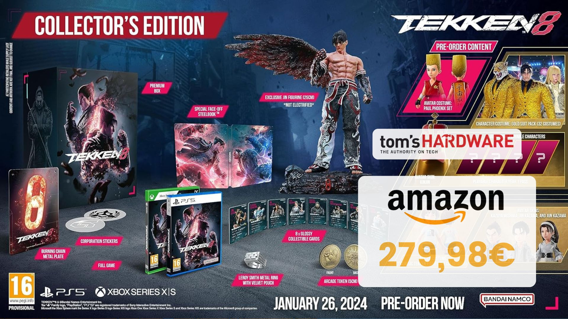 ACQUISTA ora la splendida COLLECTOR'S EDITION di Tekken 8! PEZZI ...