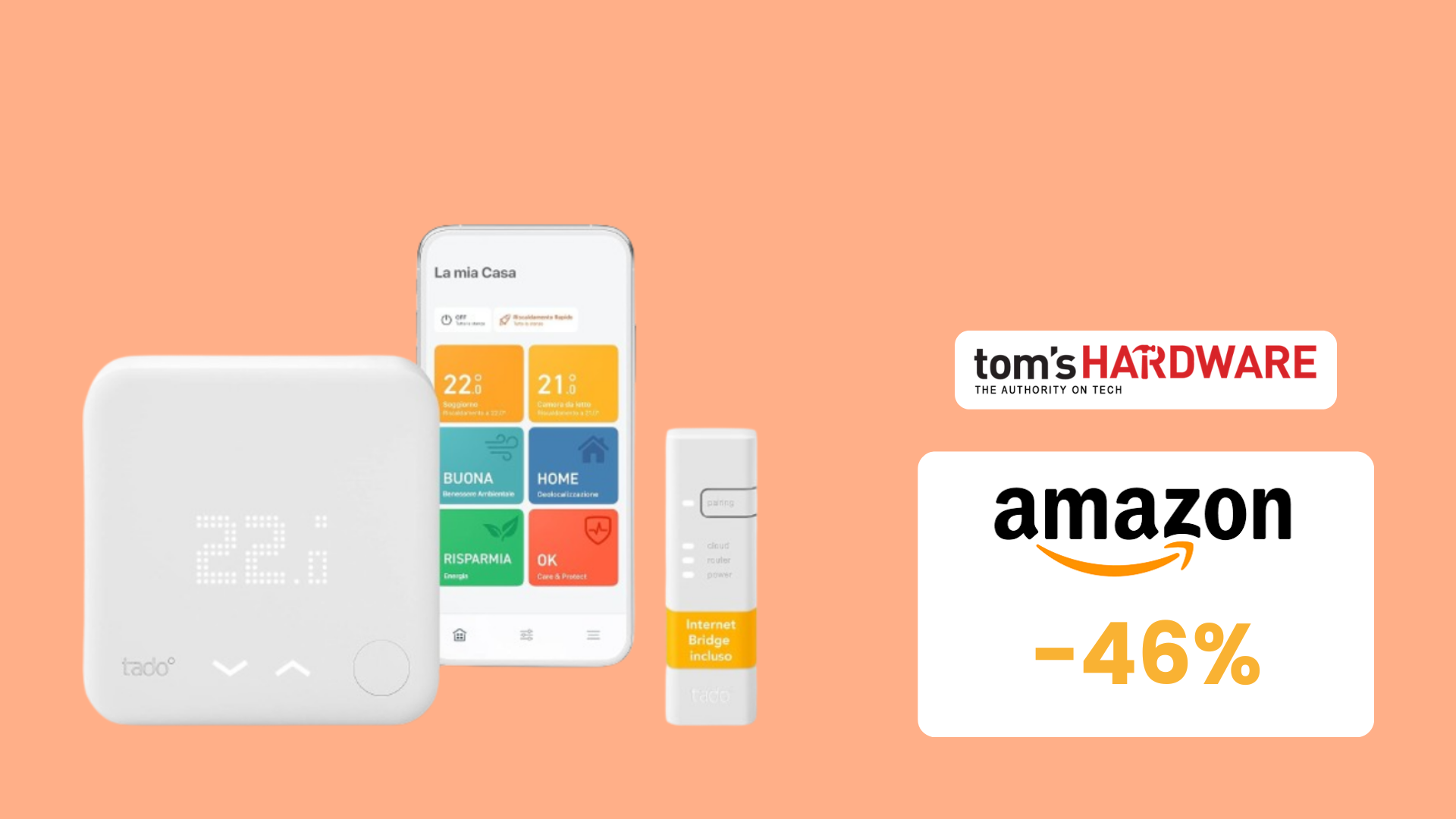 Termostato smart Tado a prezzo SHOCK su Amazon! (-46%) - Tom's Hardware