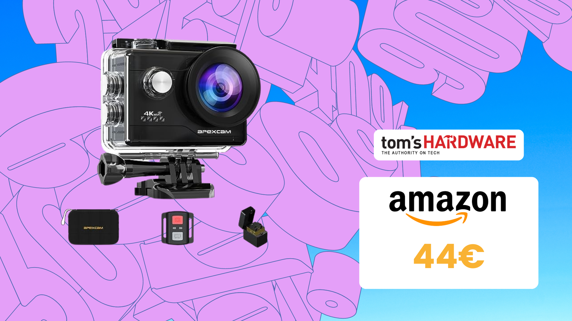 Action Cam 4k Ultra Hd Scontata A 44€ Con Il Coupon Sconto Toms Hardware