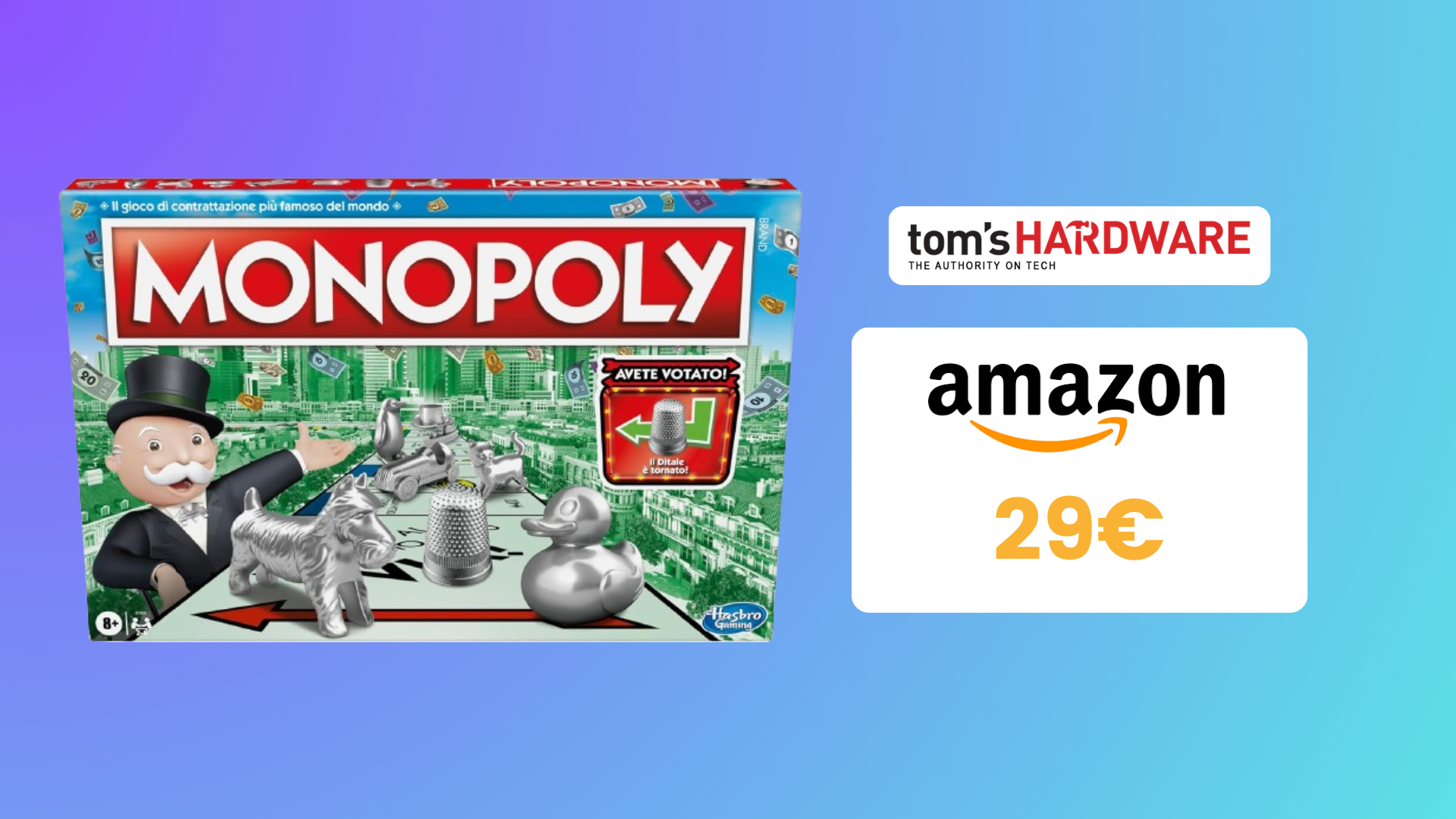 Monopoly Classic, CHE PREZZO! Su Amazon risparmi il 17%! - Tom's Hardware