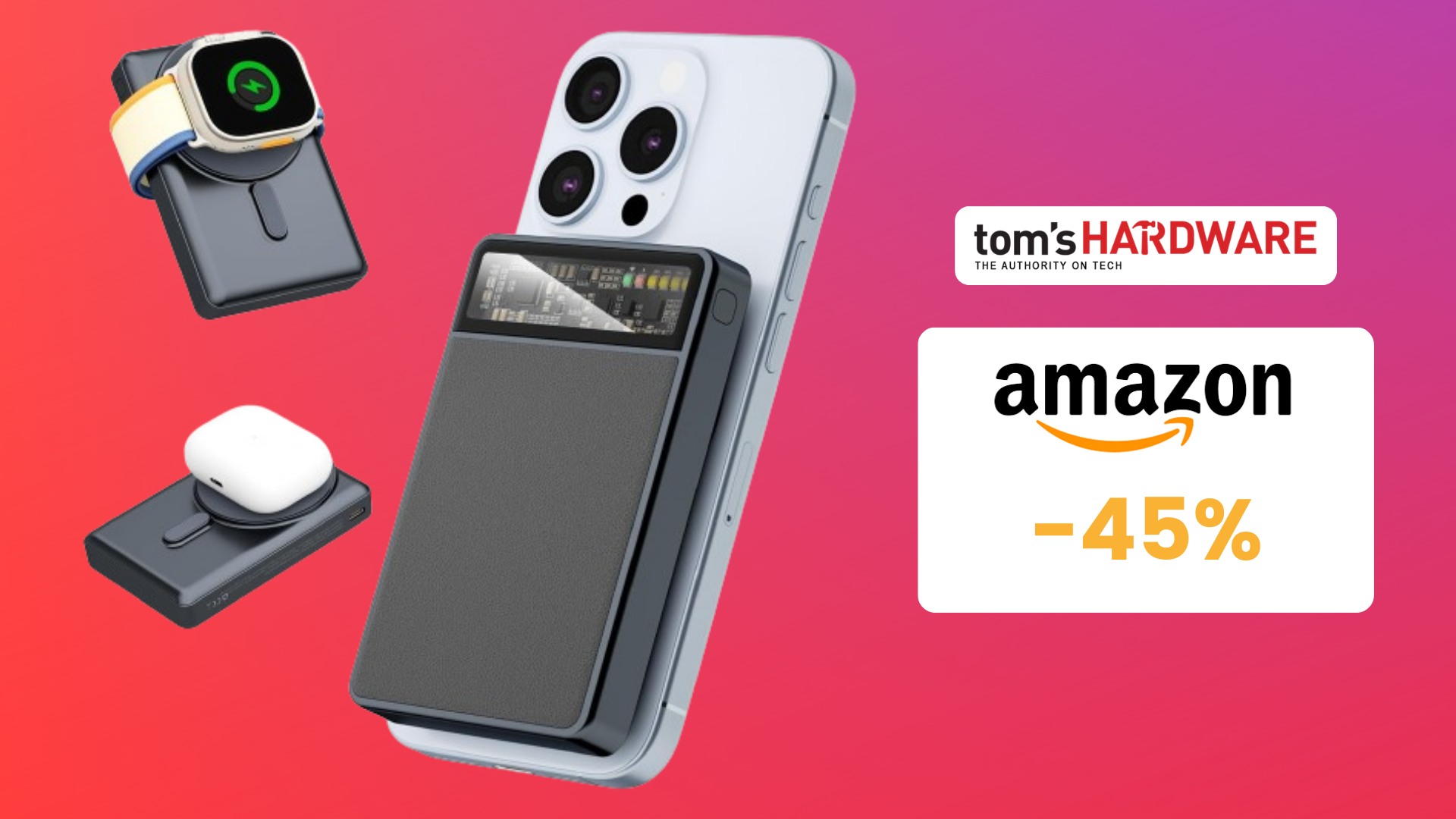 Sconto del 45% su questa ottima power bank con MagSafe! - Tom's Hardware
