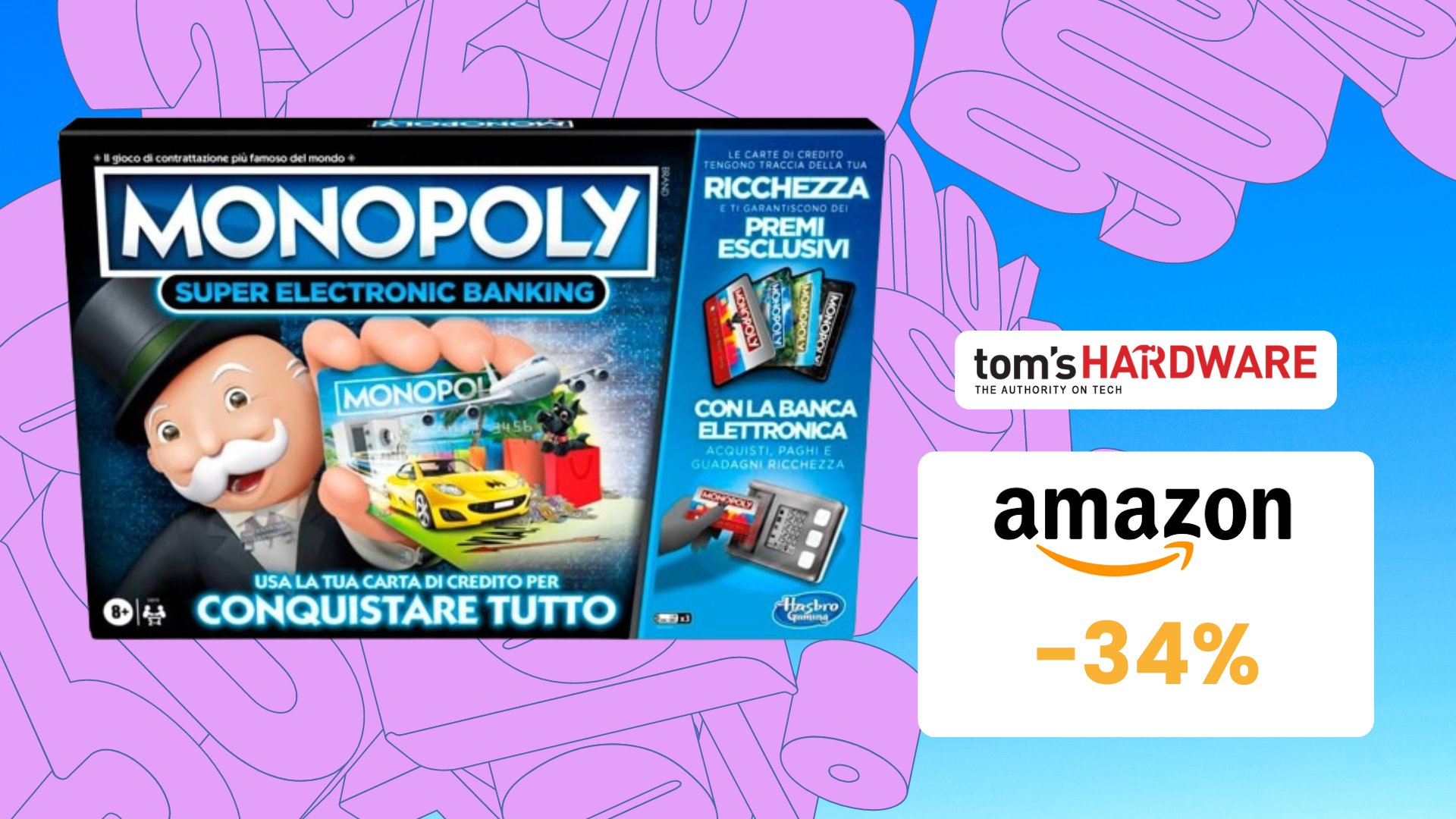 Monopoly Super Electronic Banking, CHE PREZZO! Su Amazon risparmi il 34 ...