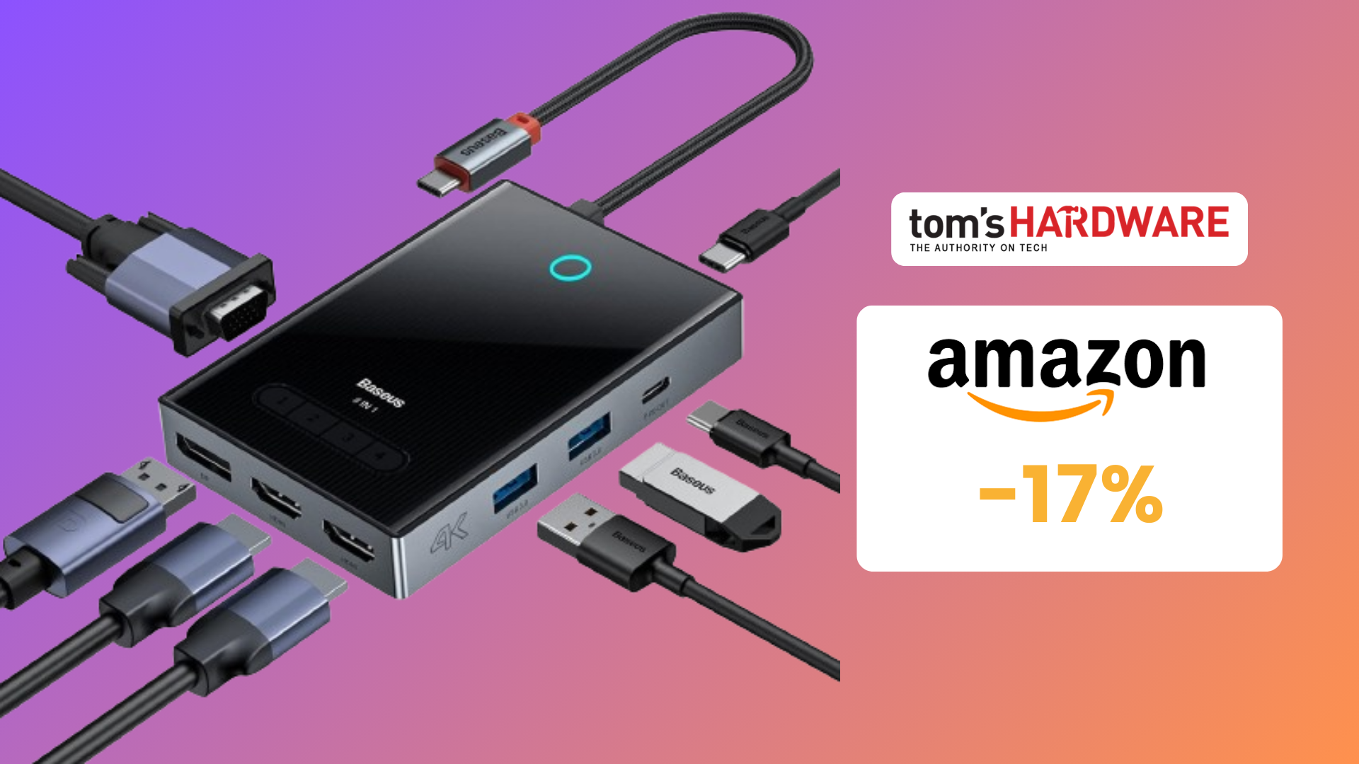 Questa docking station con porte HDMI è IMPERDIBILE! -17% - Tom's Hardware
