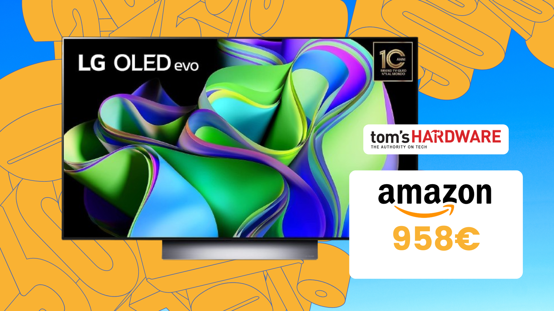 TV LG C3 OLED al prezzo PIÙ BASSO di sempre su Amazon! Solo 958€ - Tom ...