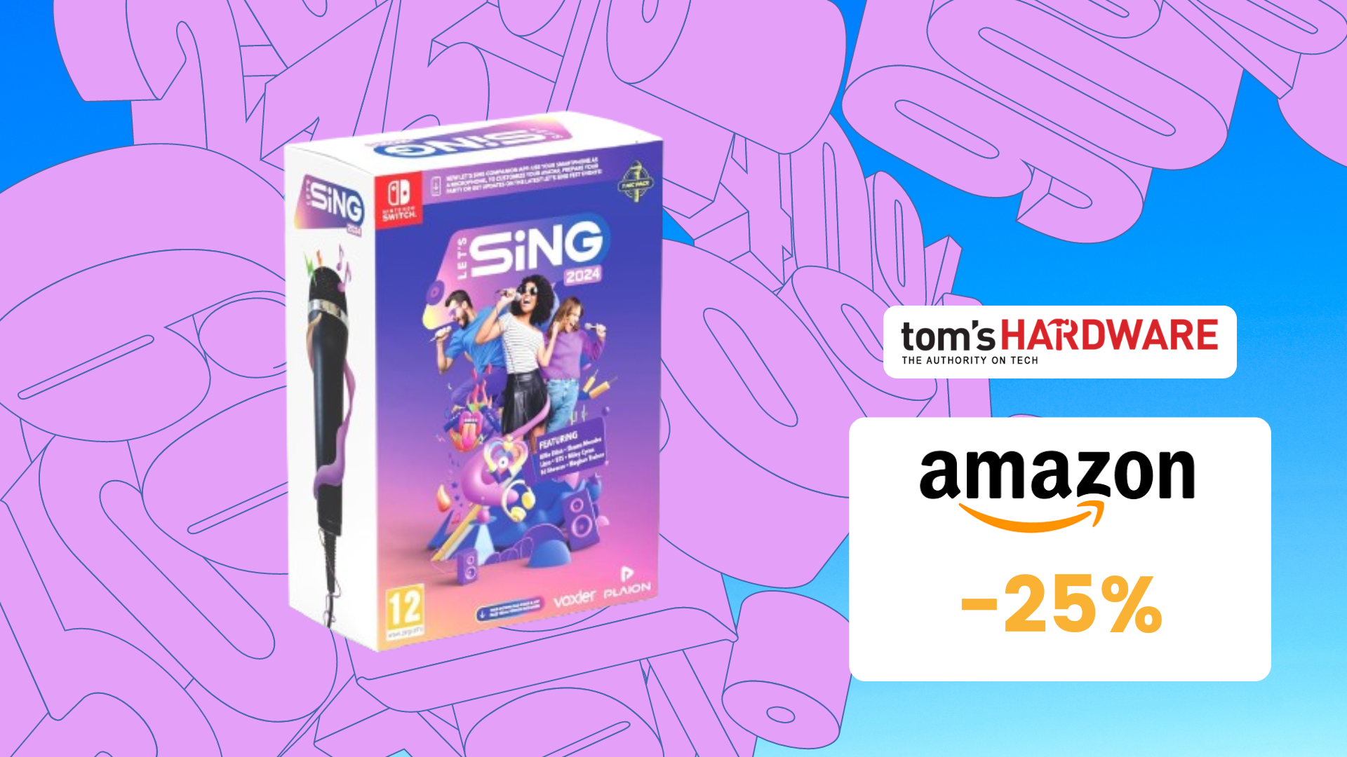 Let's Sing 2024 per Nintendo Switch con Microfono CROLLA a meno di 38 ...