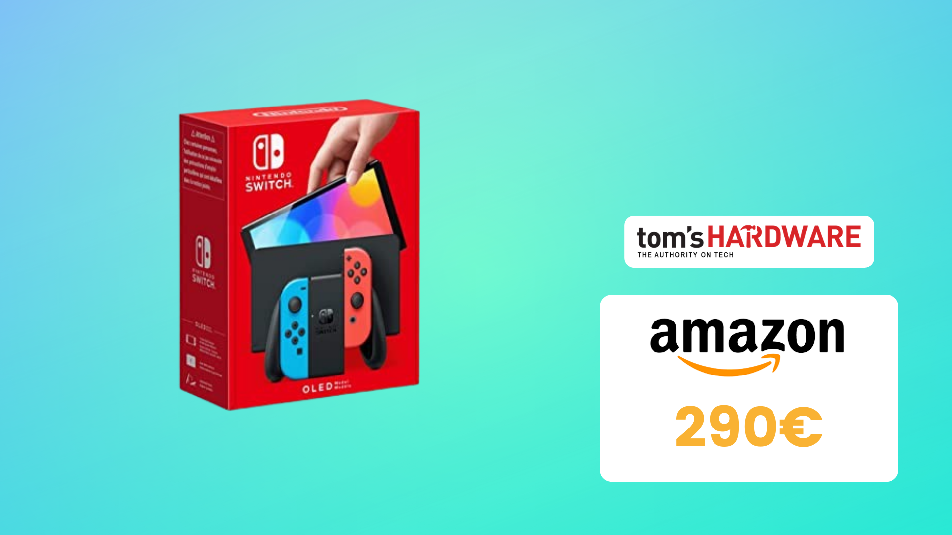 Nintendo Switch OLED Blu/Rosso Neon al prezzo bomba di 290€! - Tom's ...