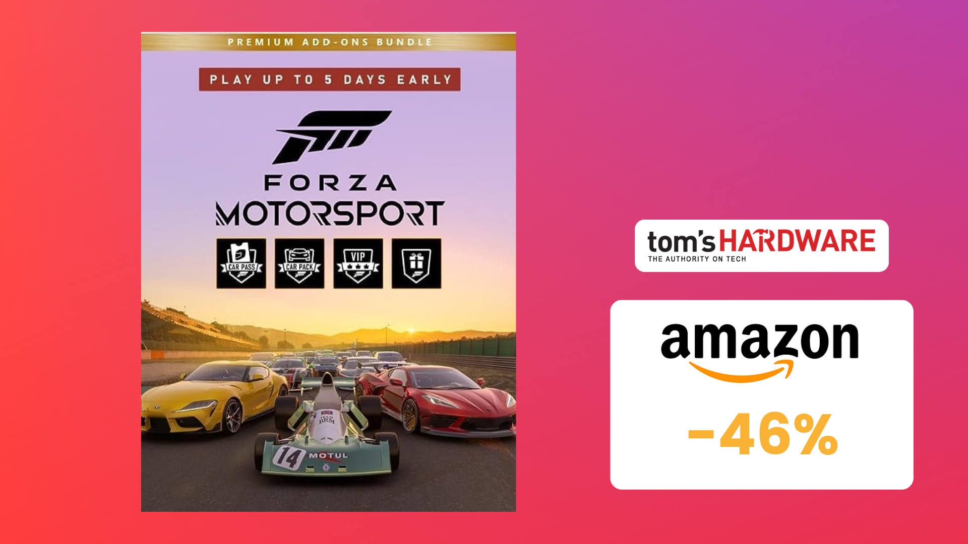 Forza Motorsport: Premium Add-Ons Bundle costa quasi la METÀ! (-46% ...