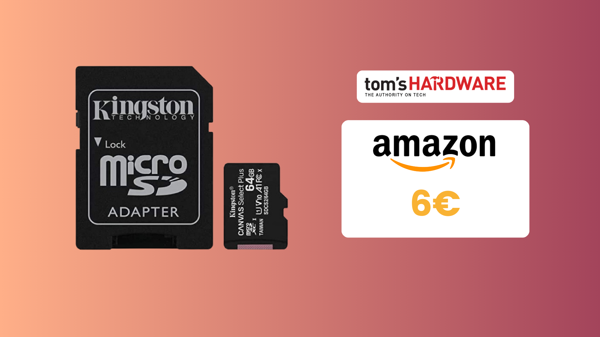 Questa scheda microSD Kingston da 64 GB costa solo 6€ - Tom's Hardware