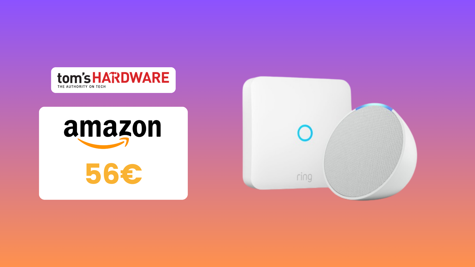 Echo Pop + Ring Intercom: bundle smart imperdibile a soli 56€! - Tom's ...