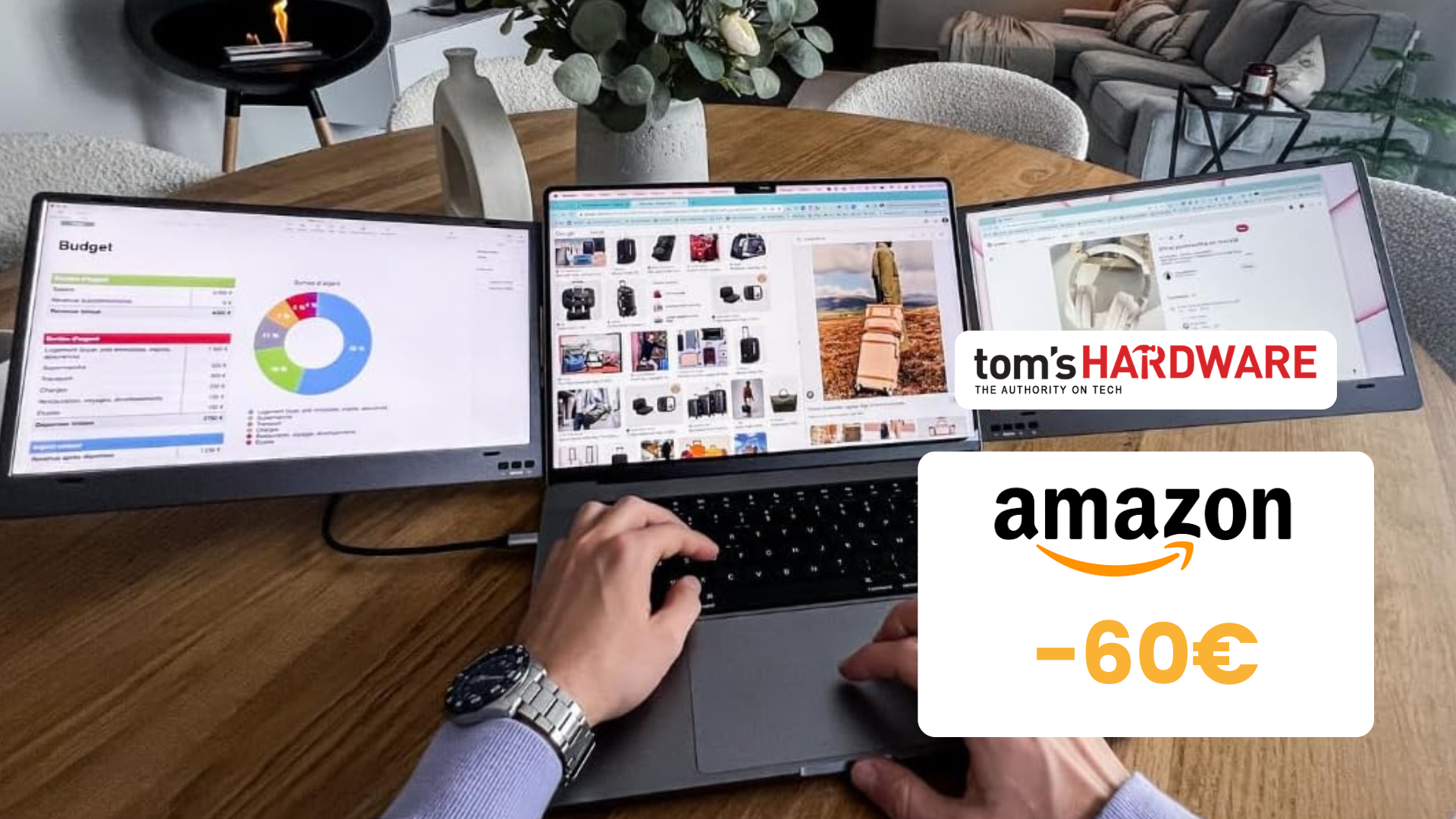 60€ di sconto su questo utilissimo doppio monitor per notebook! - Tom's ...