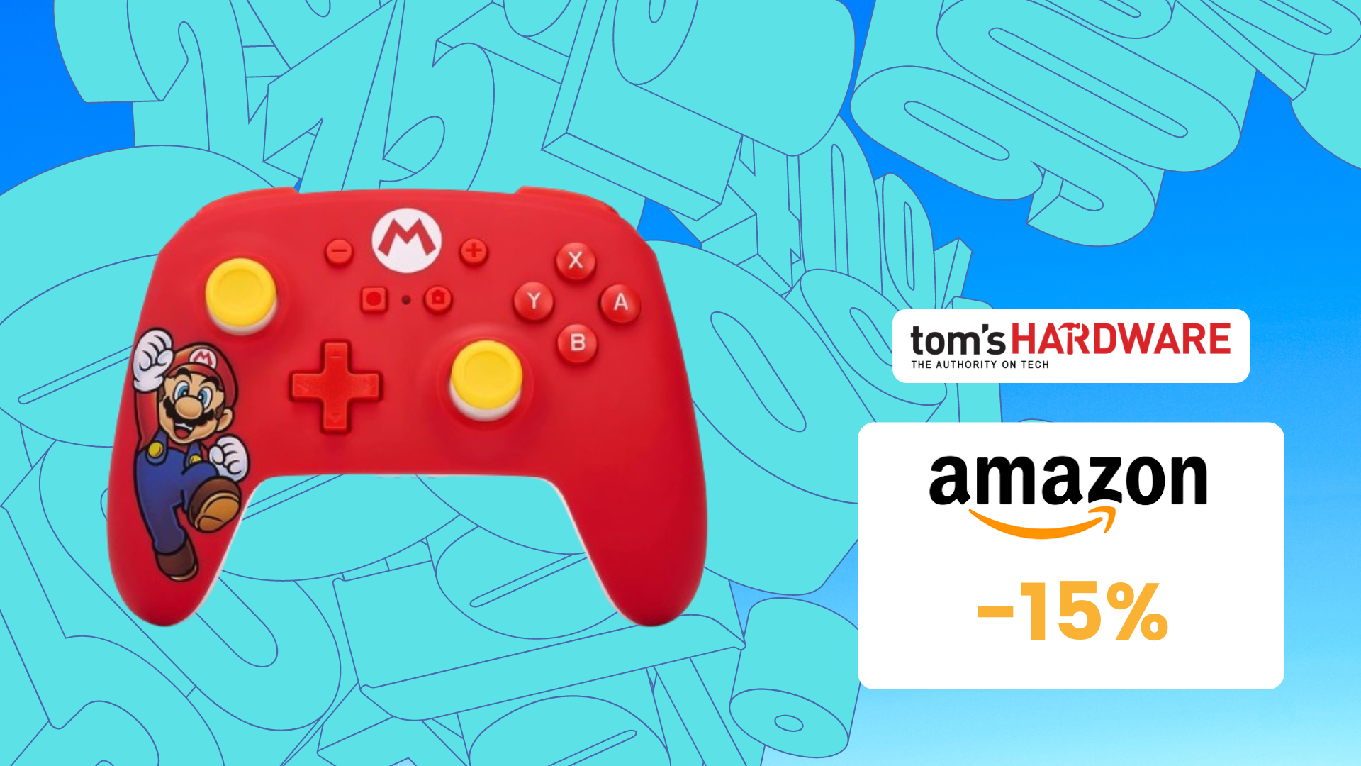 Questo controller a tema Super Mario per Nintendo Swtich è STUPENDO e ...