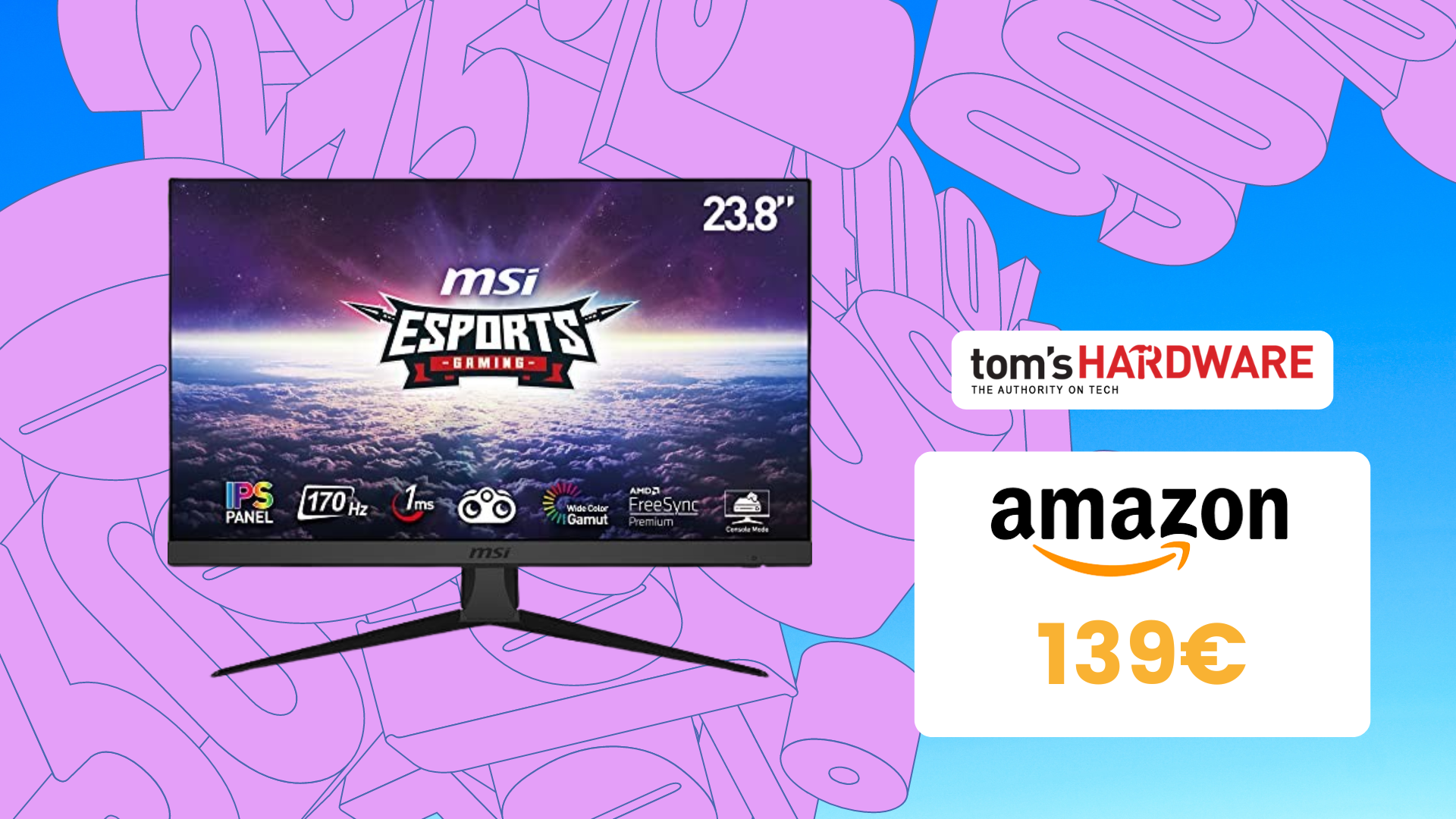 Monitor gaming MSI G2412 al PREZZO TOP di SOLI 139€! - Tom's Hardware