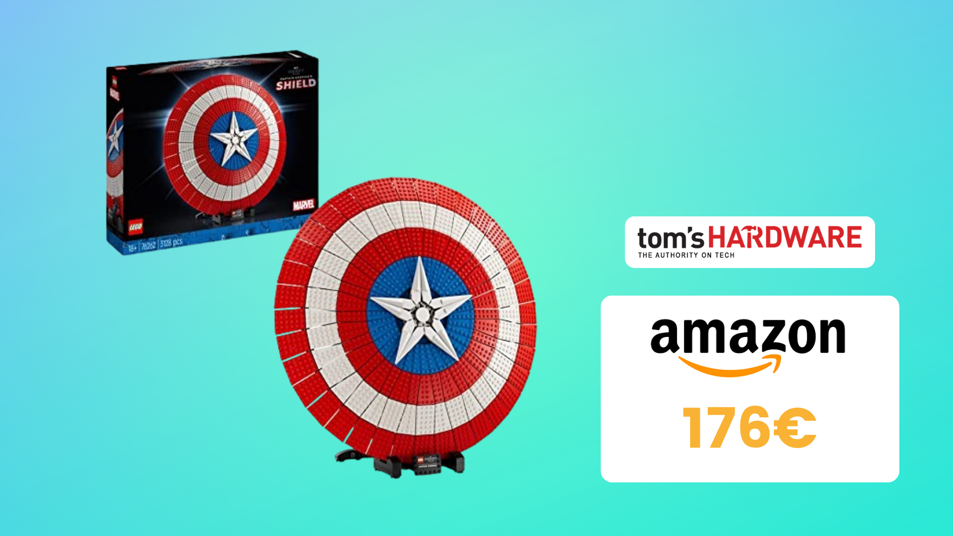 Meraviglioso scudo di Captain America LEGO a SOLI 176€ - Tom's Hardware