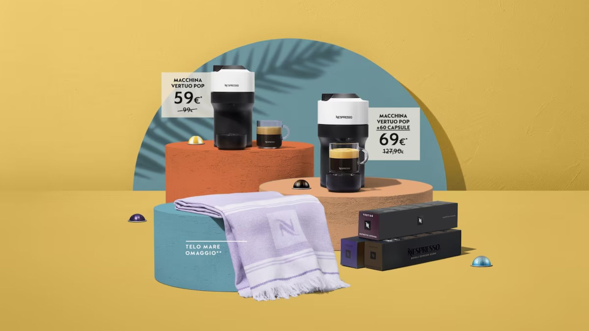 Summer Days Nespresso: acquista Vertuo a prezzo scontato e ricevi un ...