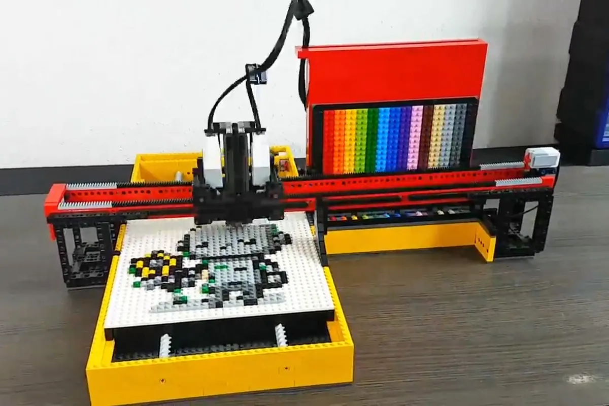 Pixelbot 3000 crea bellissimi mosaici Lego grazie all'inteligenza ...