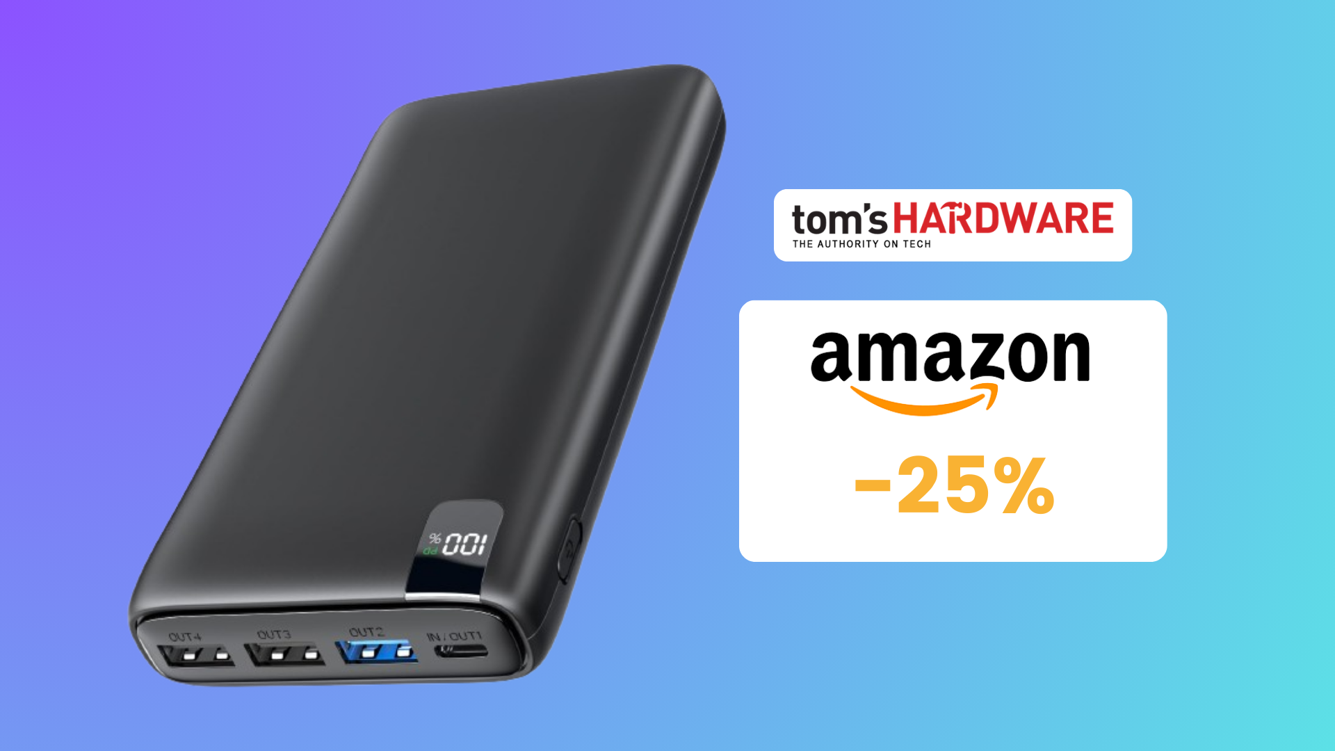 SOLO 23€ per questa power bank da 27.000mAh con ricarica super veloce ...