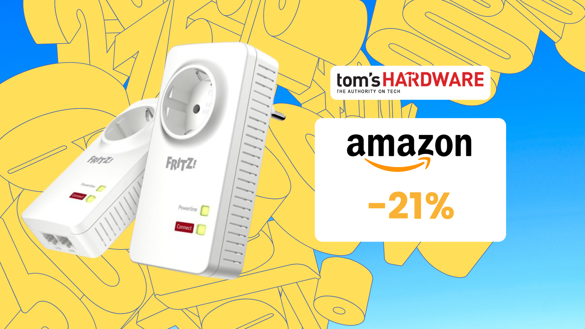 Offerta TOP sul kit AVM FRITZ!Powerline 1220, ideale per estendere la ...