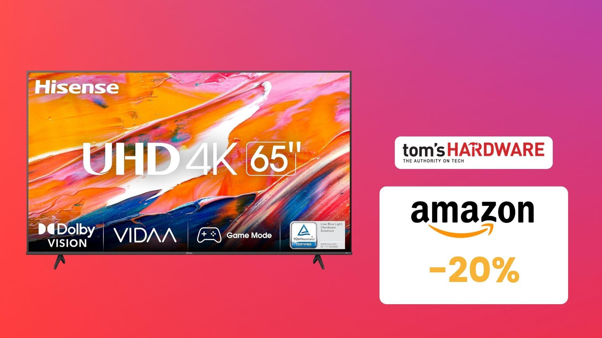 Questa Smart TV Hisense da 65 pollici COSTA POCHISSIMO! (-20%) - Tom's ...