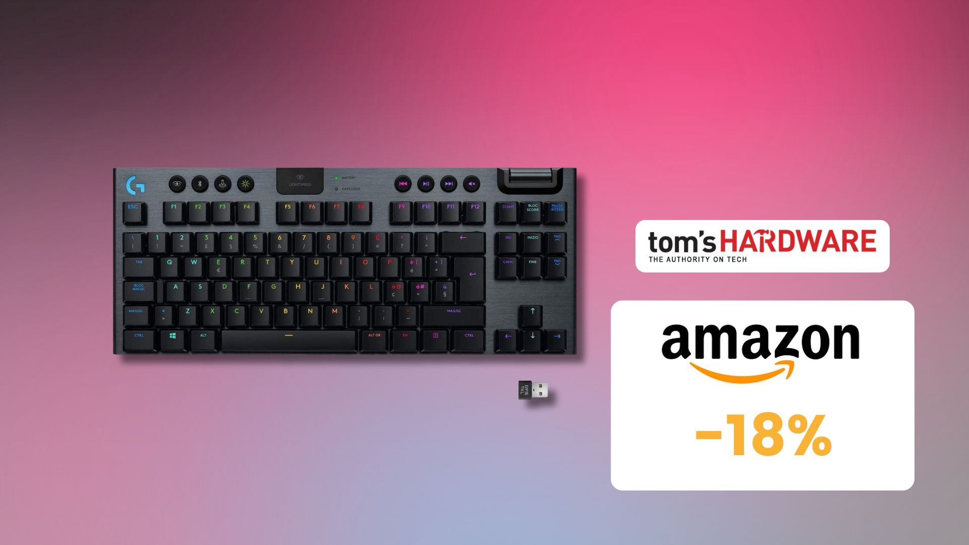 Rivoluziona il tuo setup: Logitech G915 LIGHTSPEED TKL a soli 163 ...
