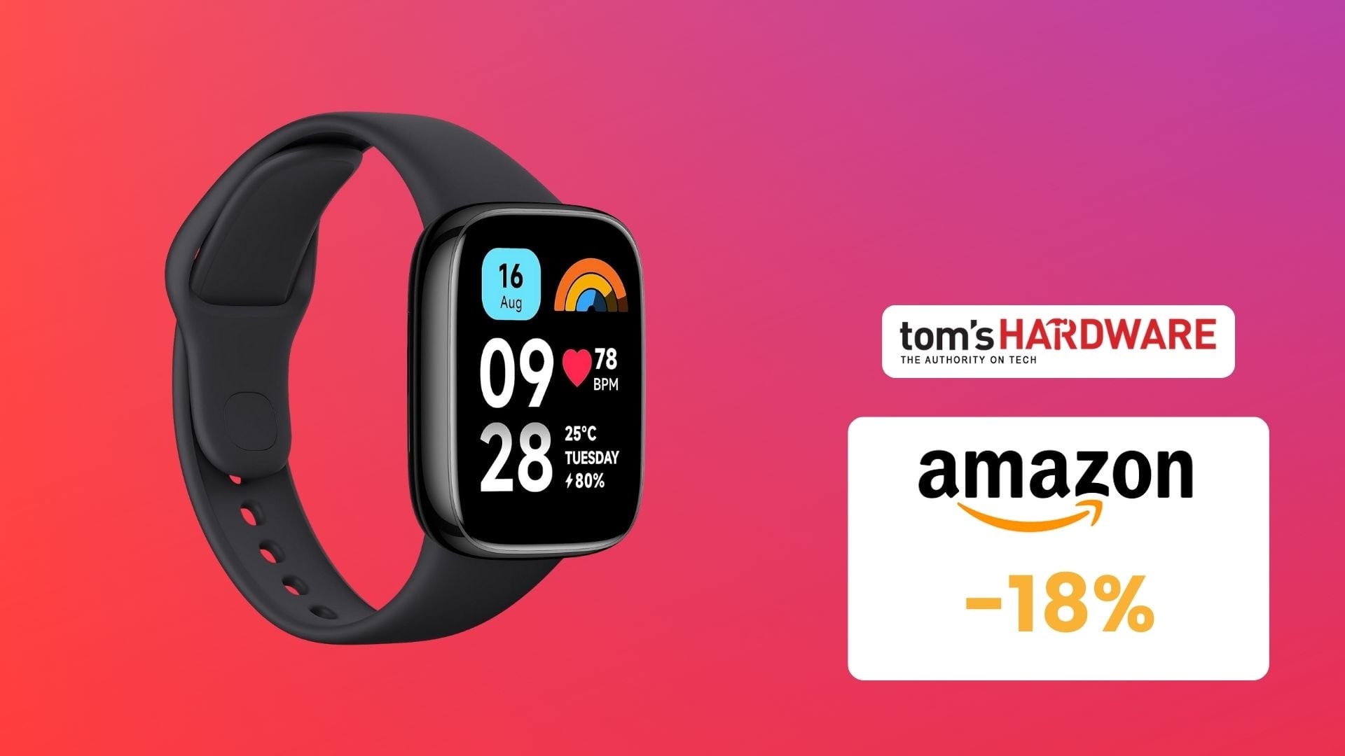 Redmi Watch 3 Active è in SUPER SCONTO: costa solo 33€! - Tom's Hardware