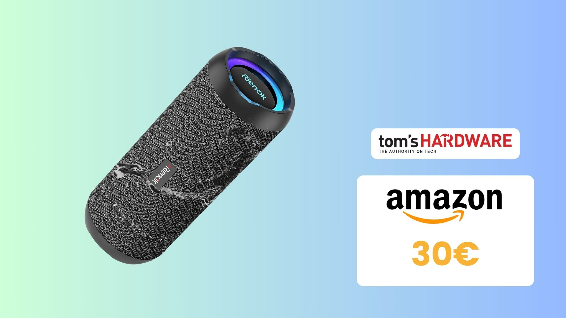 SOLO 30€ per questa cassa Bluetooth impermeabile con luci LED! (-50%) - Tom's Hardware