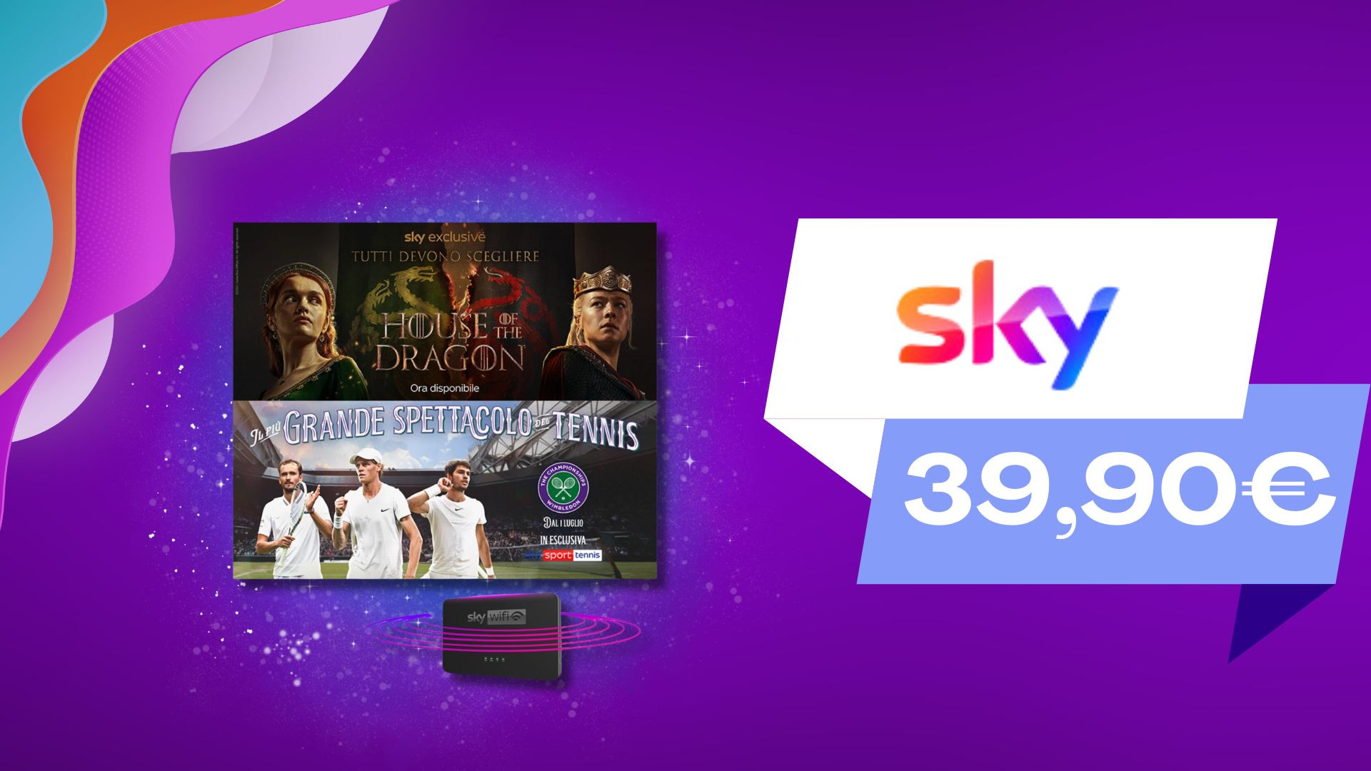 Sky Wifi + Sky TV + Sky Sport: internet e Pay TV tutto a 39,90€ al mese ...