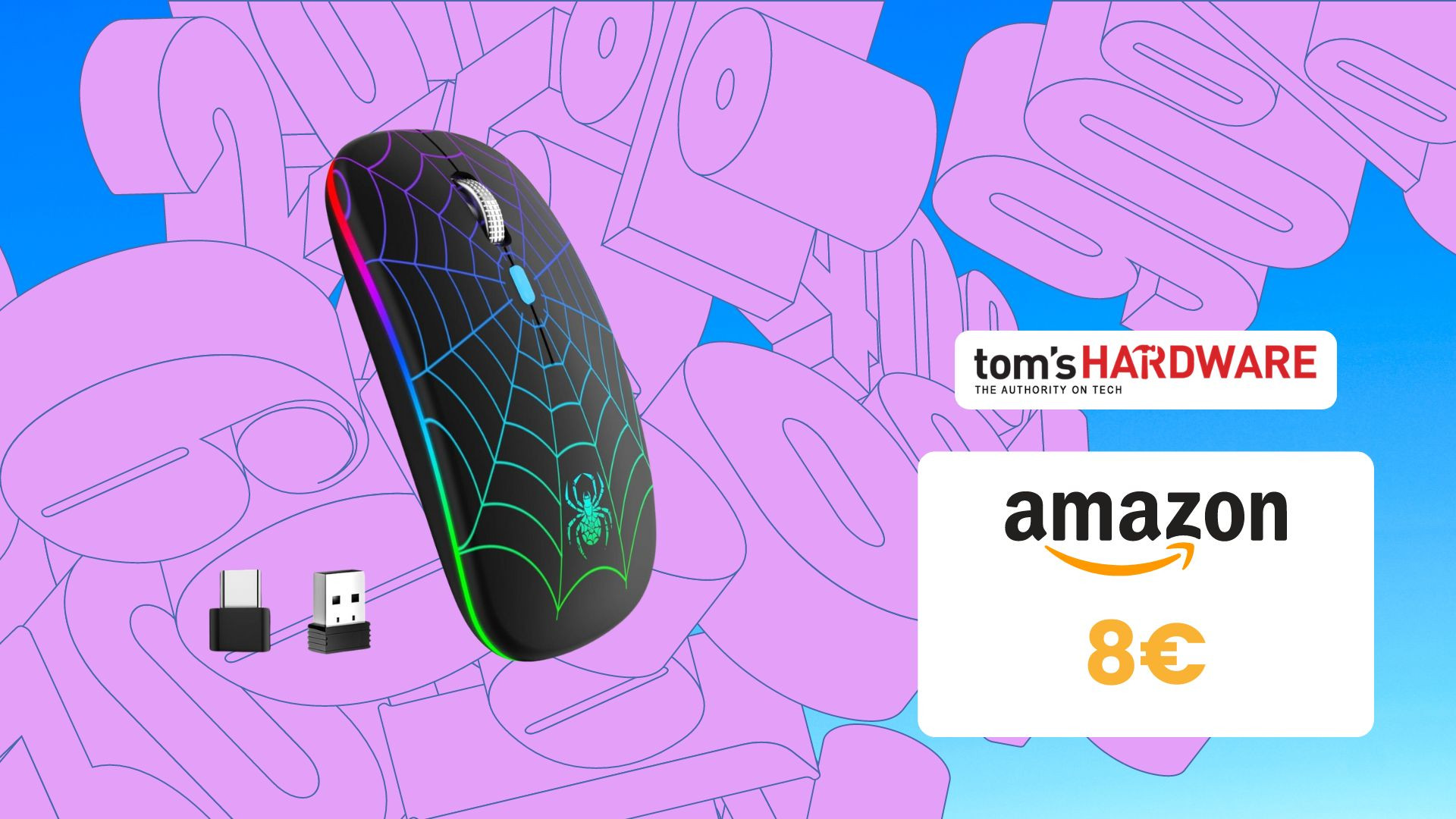 BELLISSIMO e SILENZIOSO: questo mouse wireless ricaricabile costa SOLO ...
