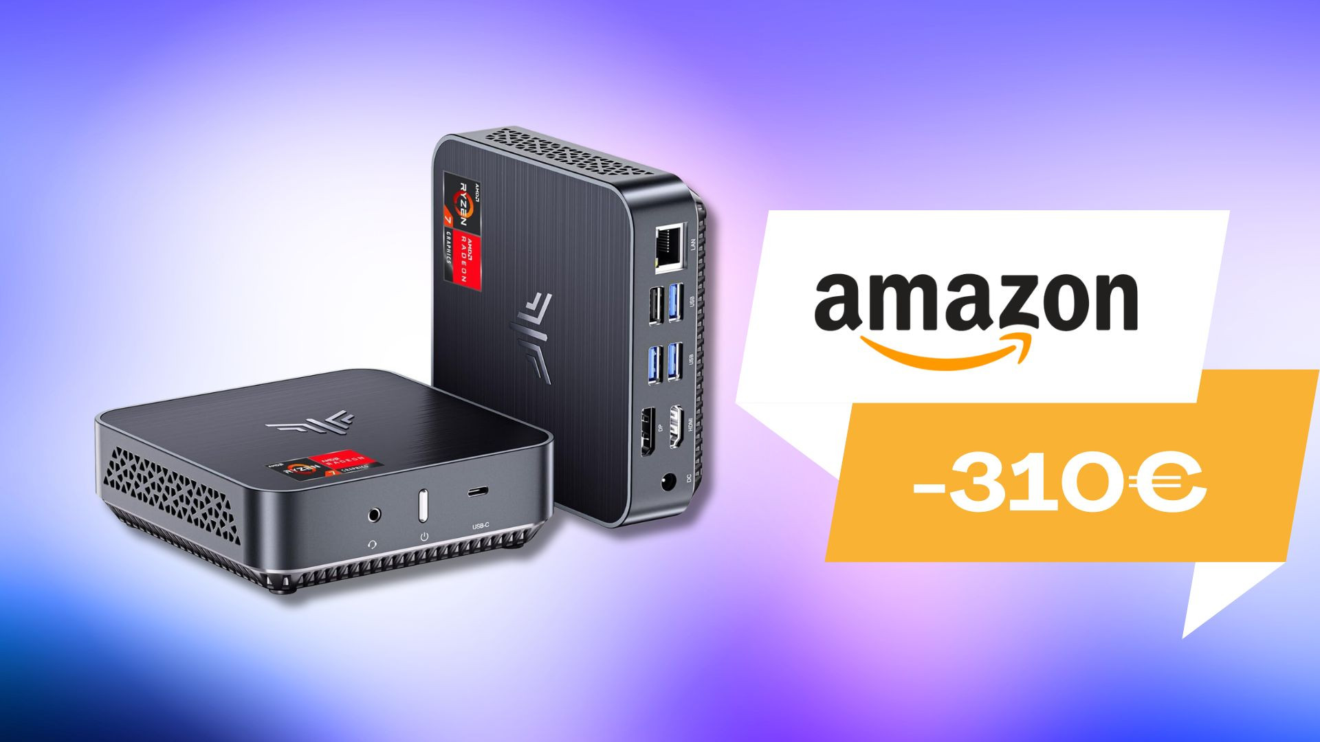 NiPoGi Mini PC AMD Ryzen 7 a un prezzo SHOCK grazie a un coupon! (-310 ...