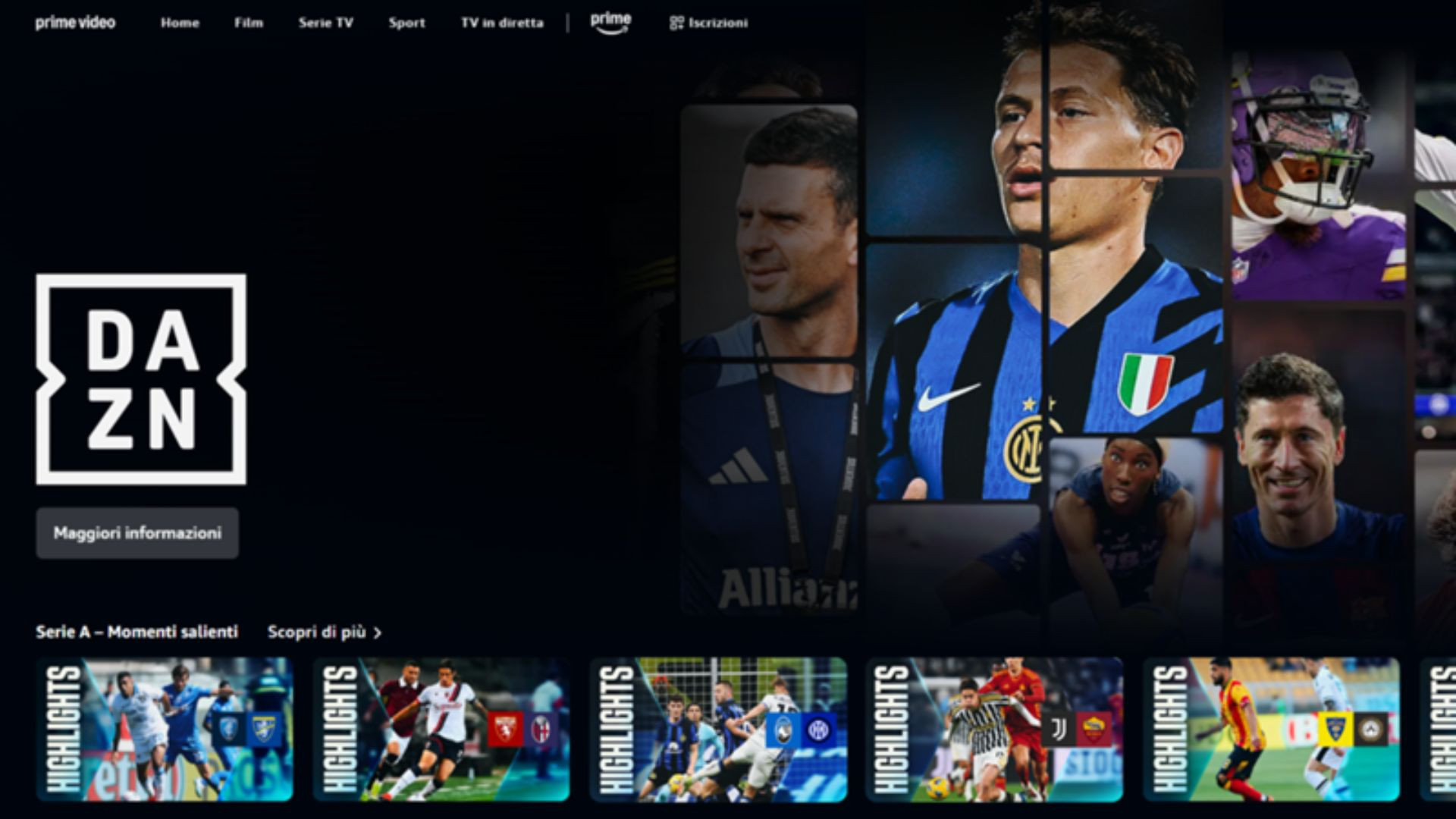 DAZN sbarca su Prime Video: ecco come vedere la Serie A su Amazon! - Tom's Hardware