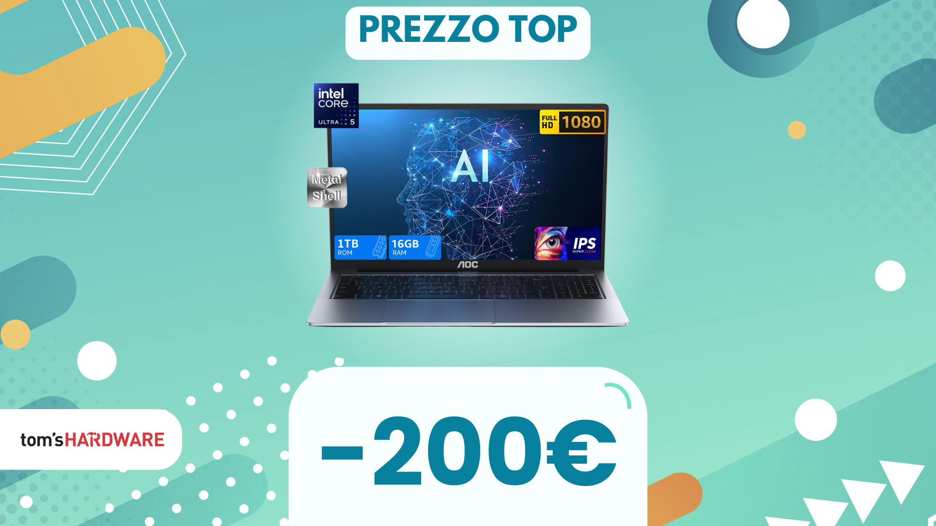 Con questo COUPON risparmi 200€ e paghi POCHISSIMO il notebook AOC con Copilot! - Tom's Hardware