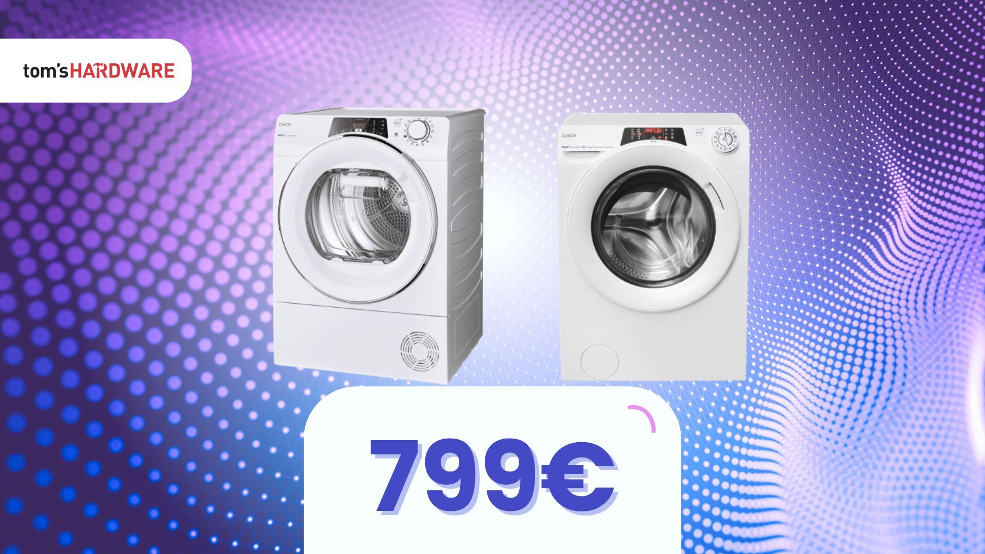 Asciugatrice + lavatrice, combo da 1400€ in offerta da Unieuro a 799 ...