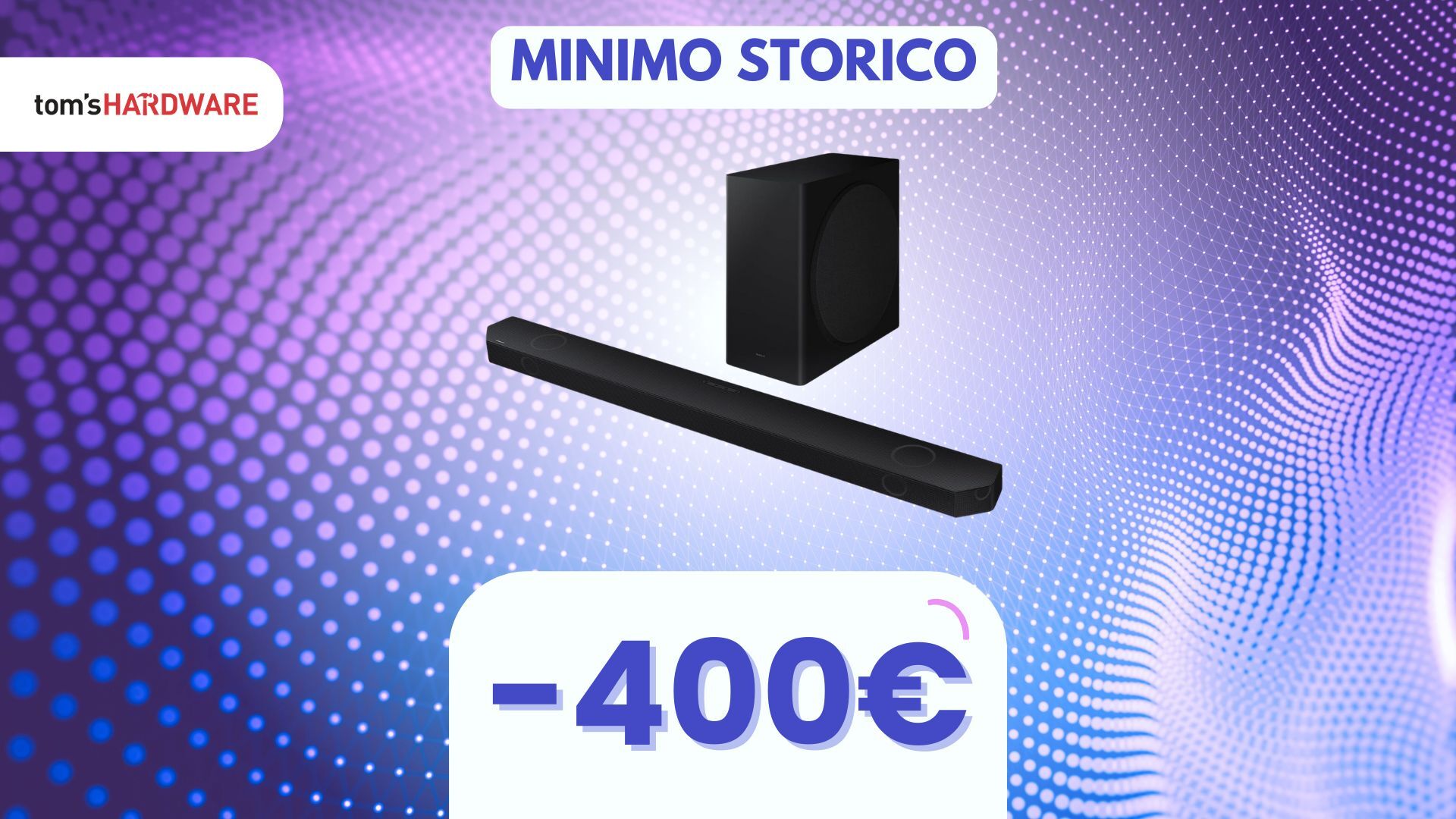 Incredibile ma vero: questa soundbar Samsung oggi costa 400€ IN MENO! (-50%) - Tom's Hardware
