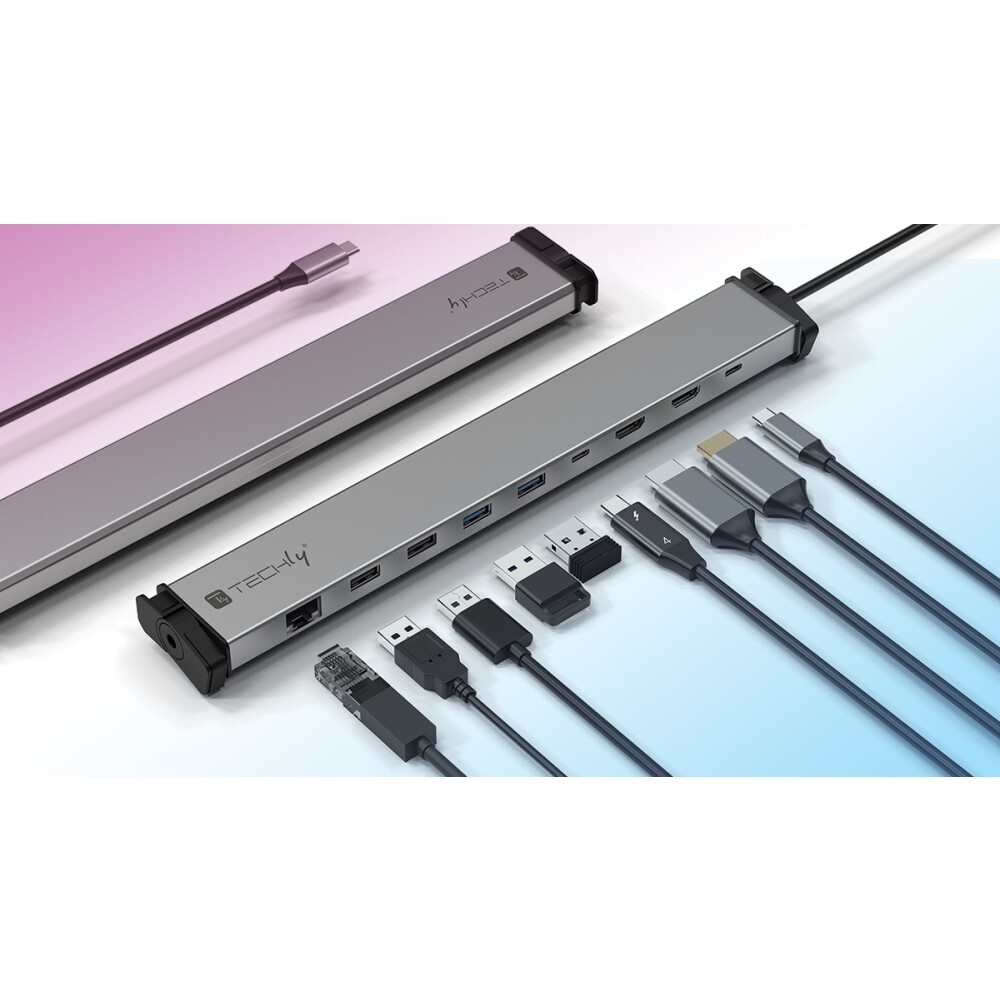 Docking station di Techly 9-in-1, l’hub completo per massimizzare la ...