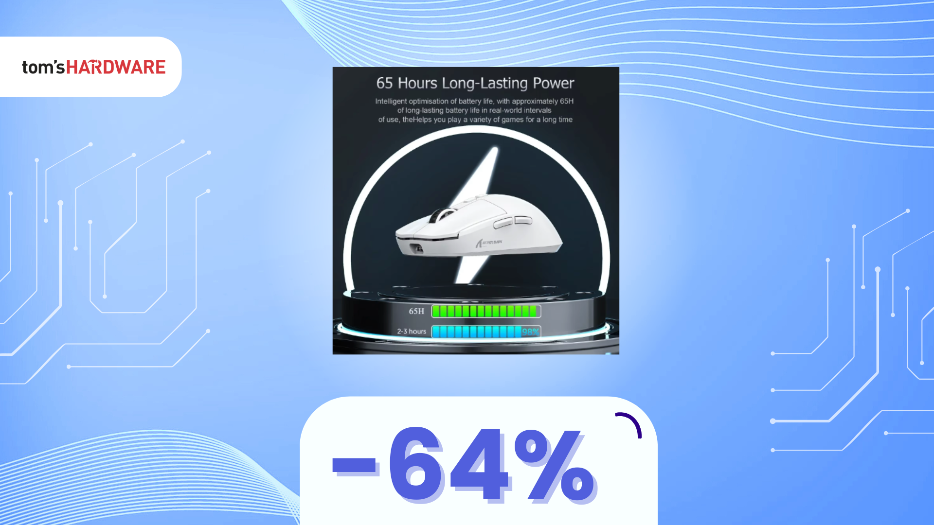 SUPER SCONTO su questo mouse gaming X6 con base di ricarica (-64% ...