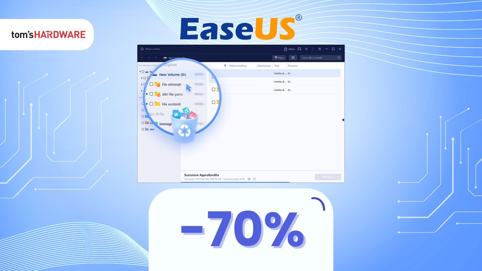 Recupera, gestisci e proteggi i tuoi dati risparmiando fino al 70% con il Black Friday di EaseUS ...