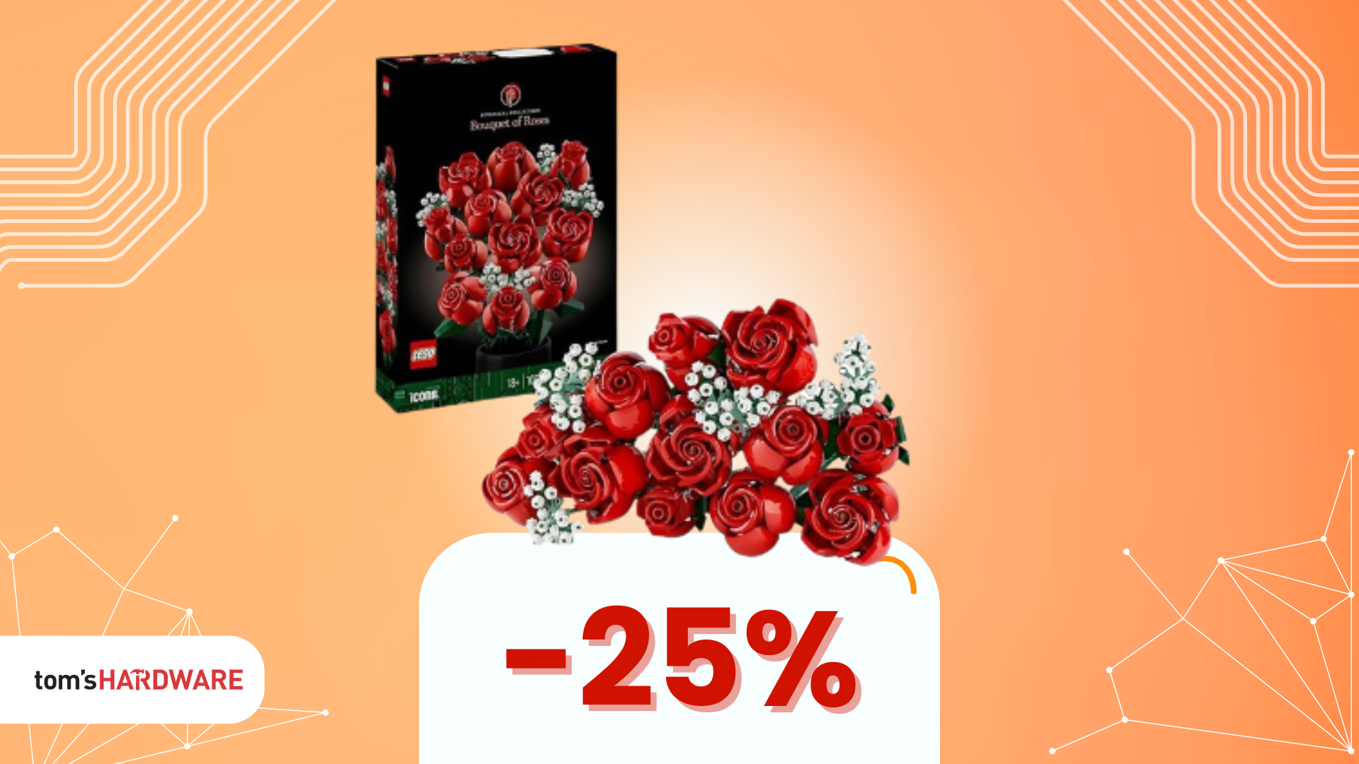 VENDUTISSIMO su Amazon: bouquet di rose LEGO a soli 45€! - Tom's Hardware