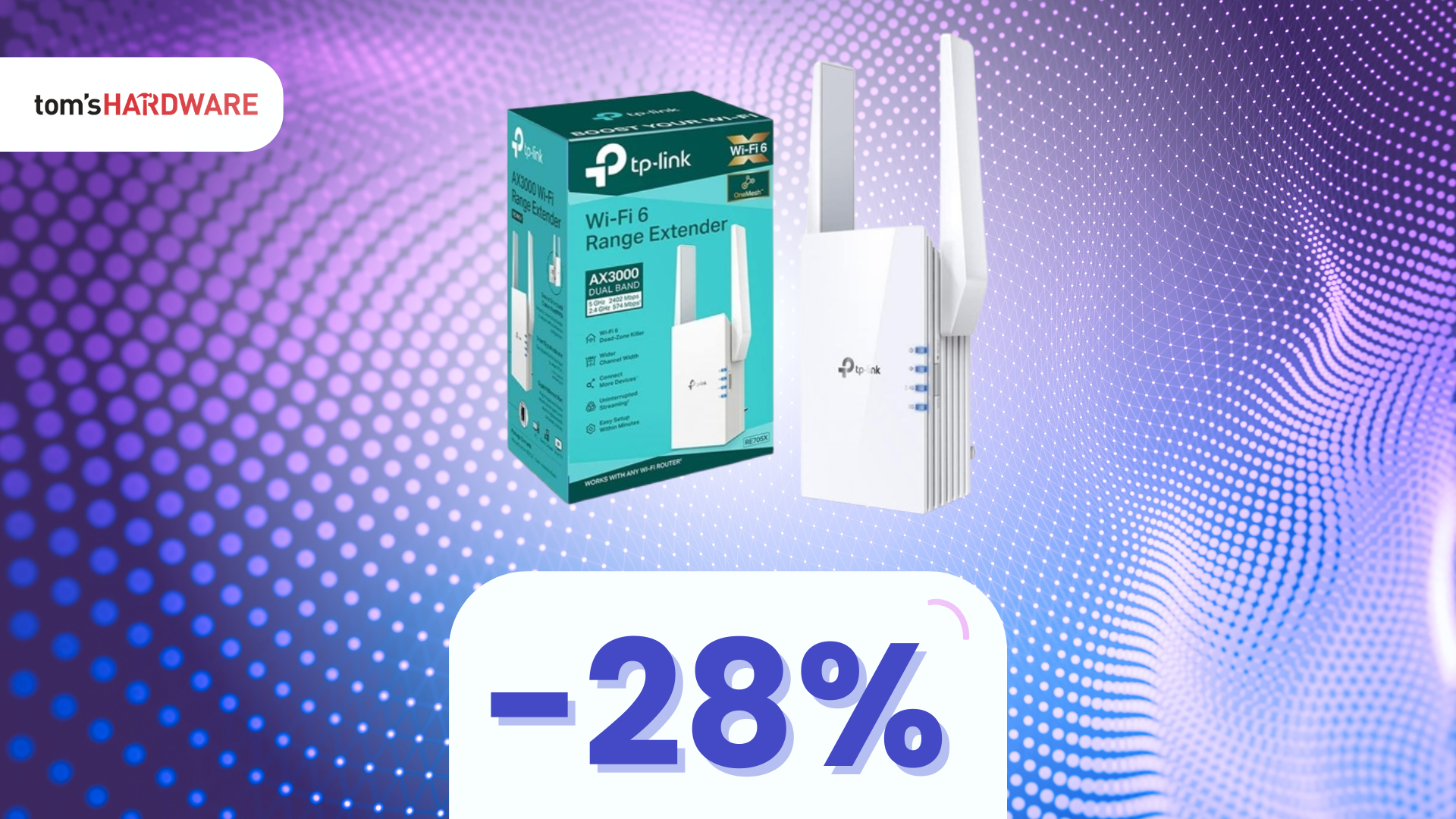 TP-Link RE705X in OFFERTA: espandi la tua rete WiFi con il 28% di ...
