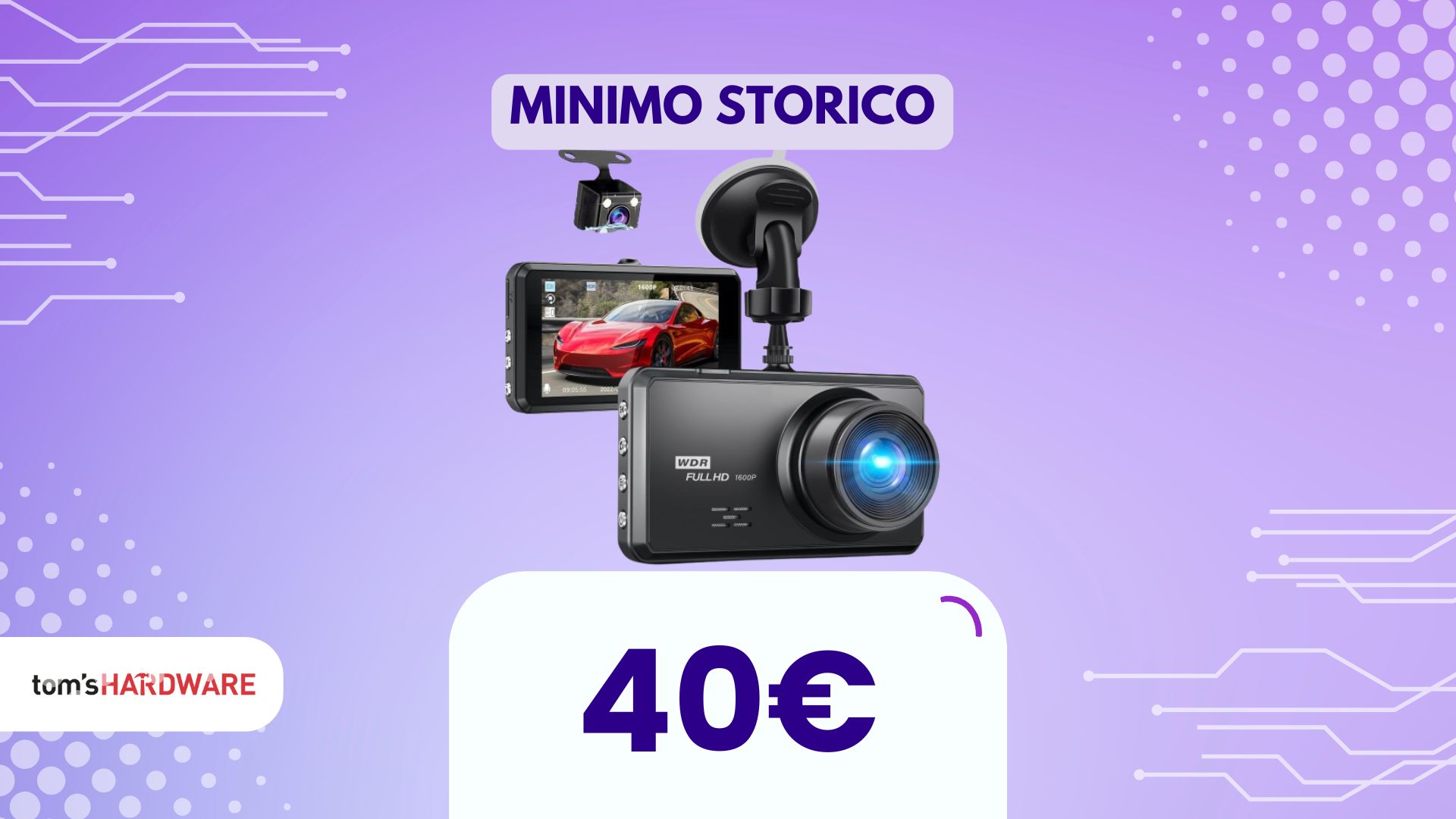 Non solo la strada davanti, questa dash cam riprende anche dietro e ...