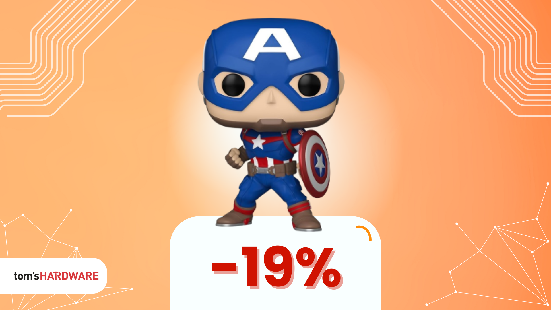 Funko Pop di Captain America a soli 13€: imperdibile per i fan Marvel ...